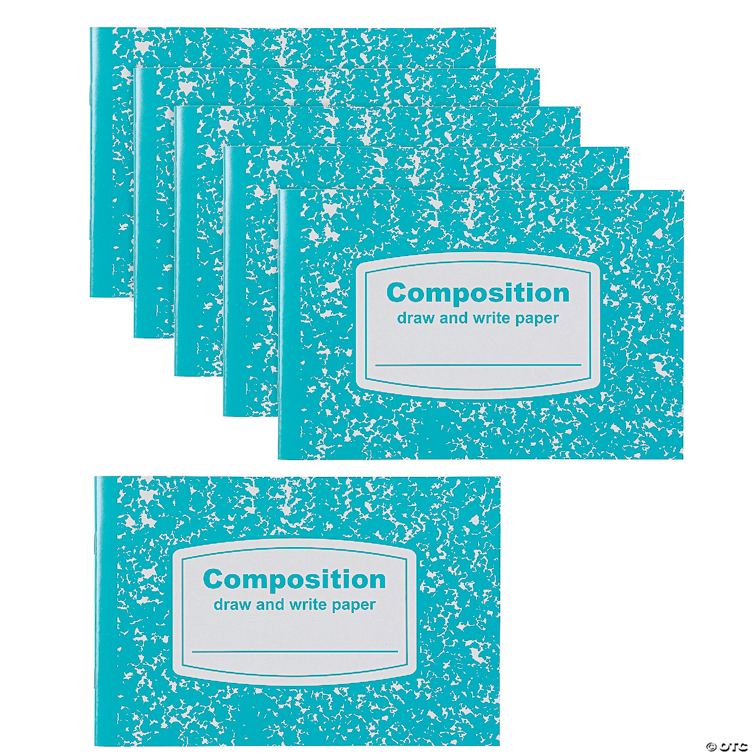 Bulk 48 Pc. Draw & Write Half-Sized Composition Books | Oriental Trading