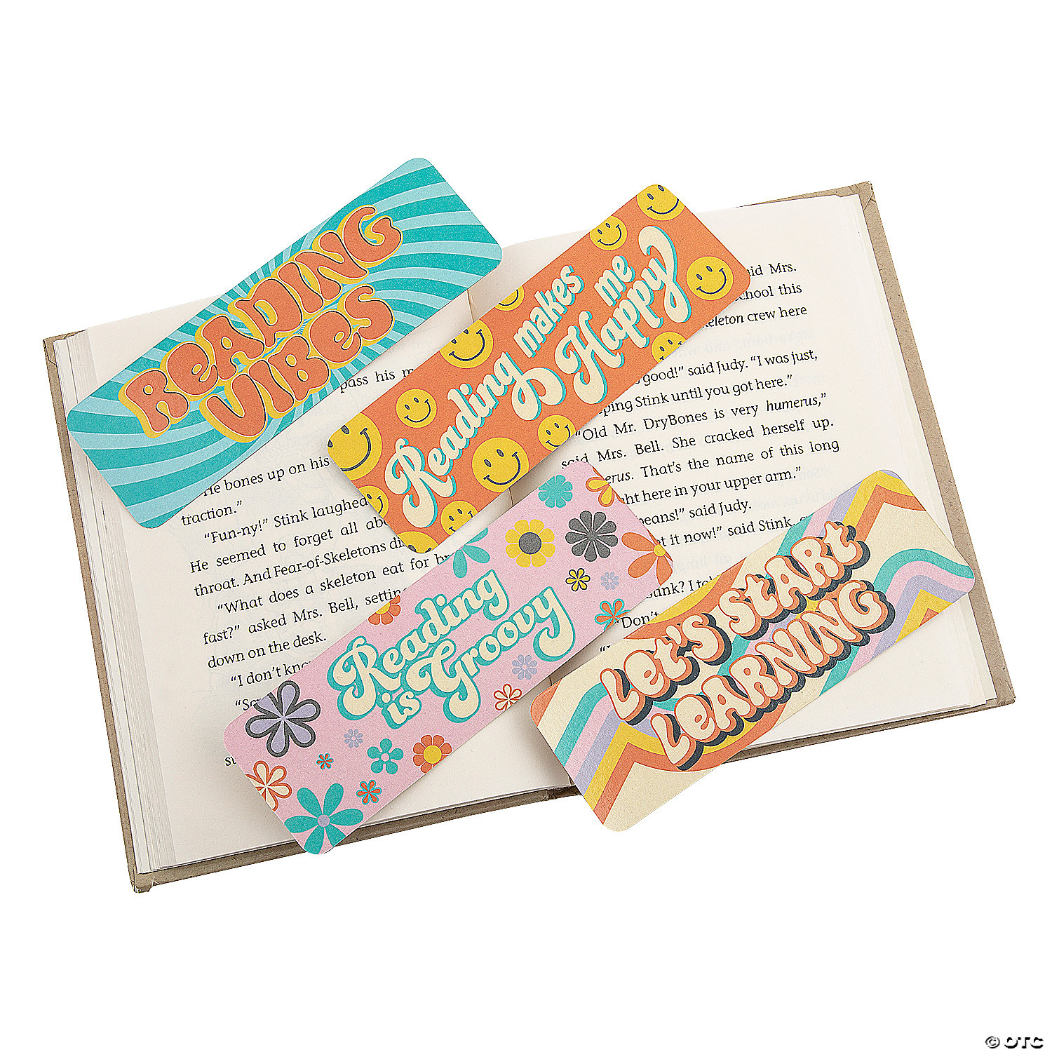 Bulk 48 Pc. Groovy Motivational Bookmarks | Oriental Trading