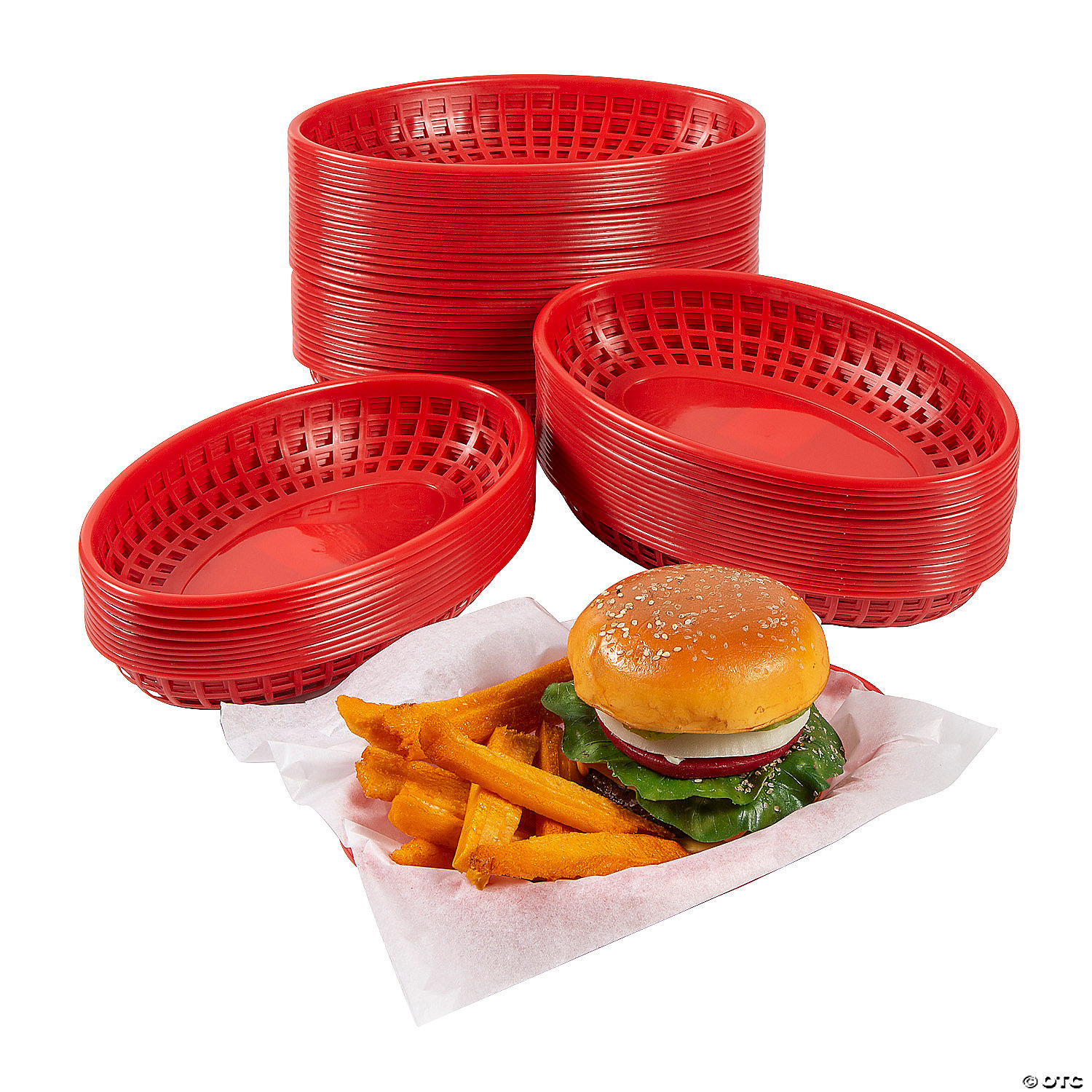 Bulk 60 Pc. Plastic Diner Baskets | Oriental Trading