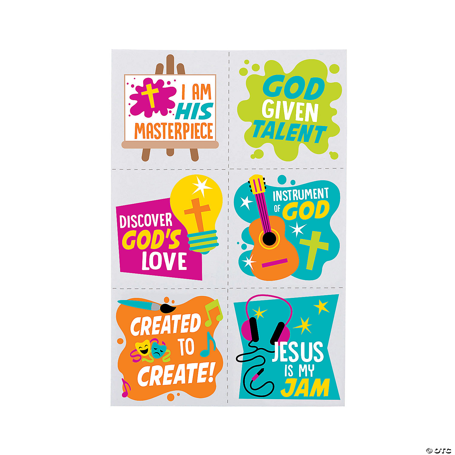 Bulk 72 Pc. Studio VBS Temporary Tattoos - 72 Pc. - Discontinued