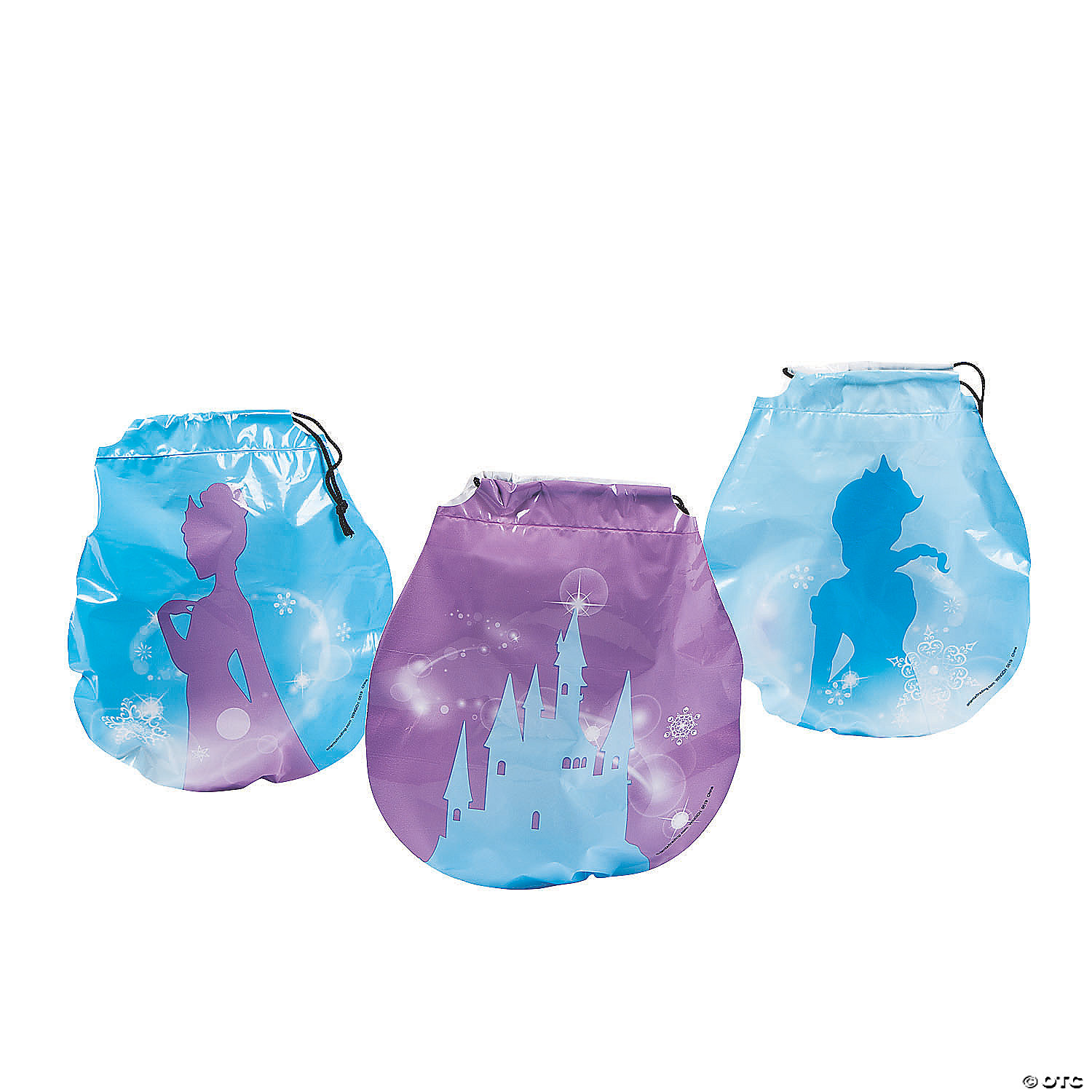 Bulk 72 Pc. Winter Princess Drawstring Goody Bags | Oriental Trading
