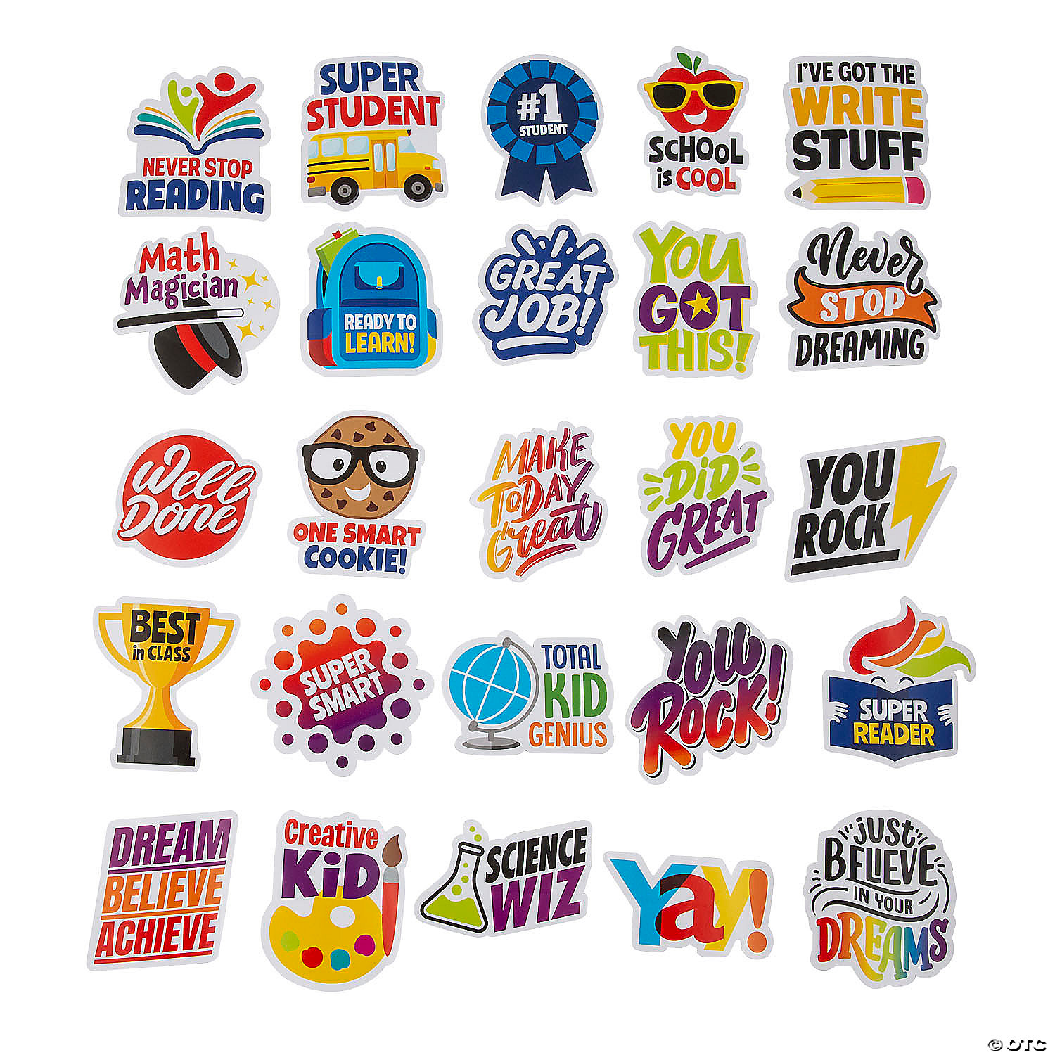 Bulk Classroom Reward Sticker Assortment