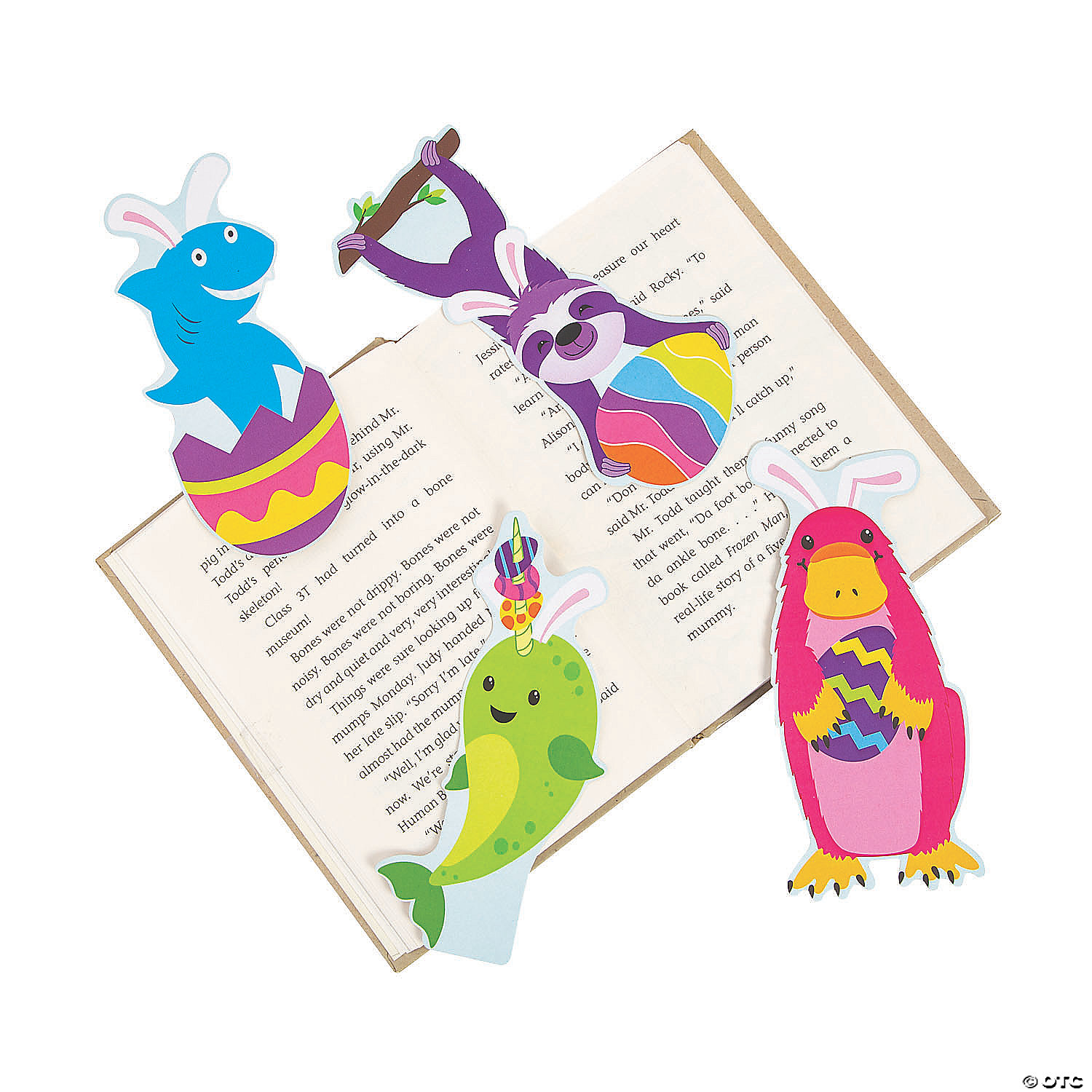 Bulk Easter Animal-Shaped Bookmarks
