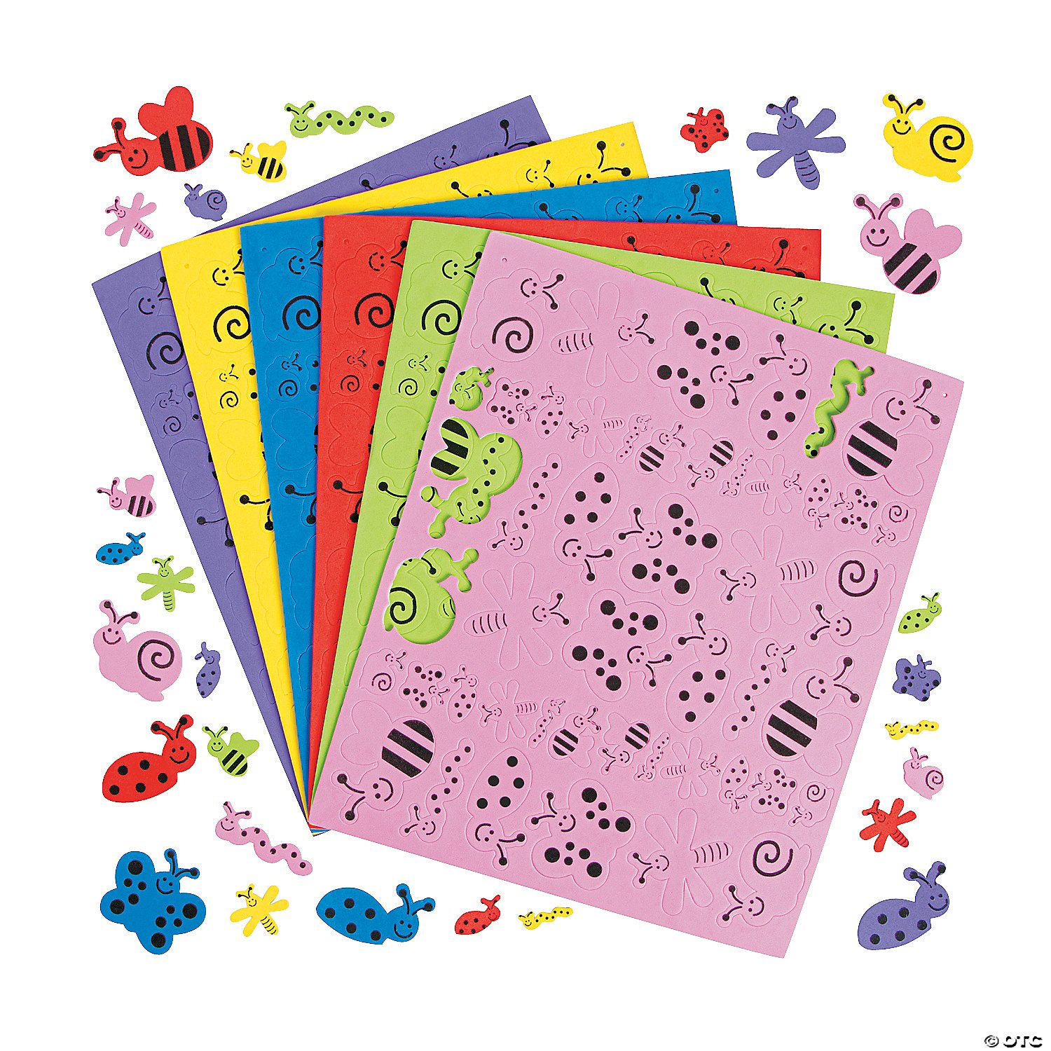 Bulk Fabulous Foam Self-Adhesive Bug Shapes