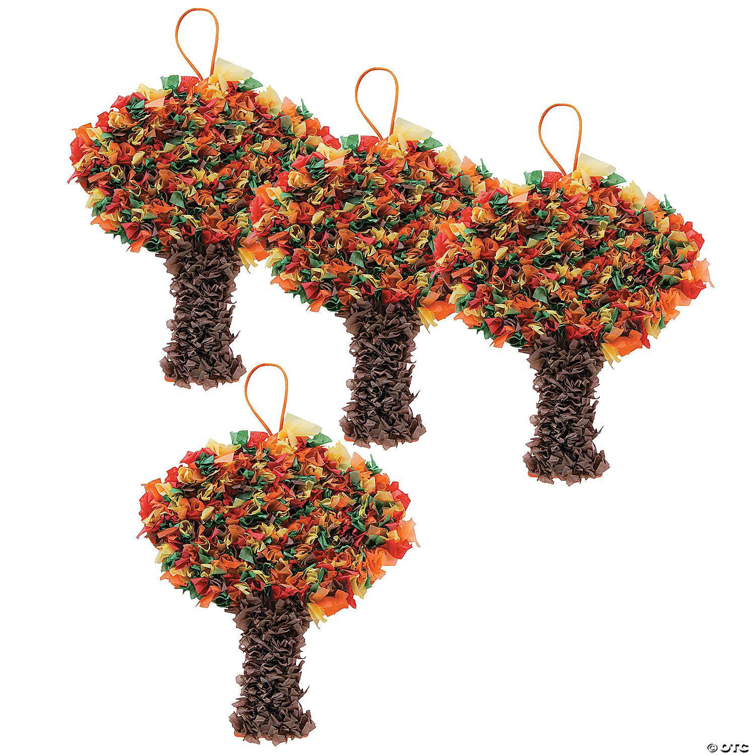 Bulk Fall Tree Crinkle Tissue Paper Craft Kit | Fun Express