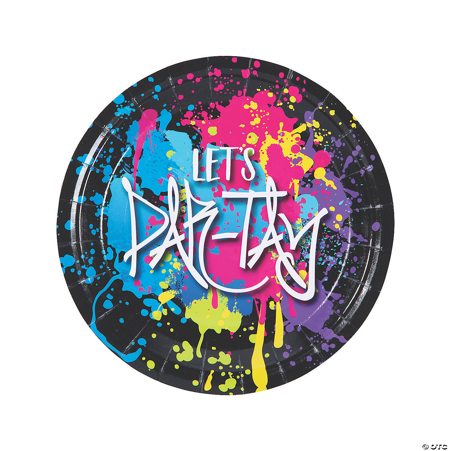 Bulk Graffiti Paper Dinner Plates