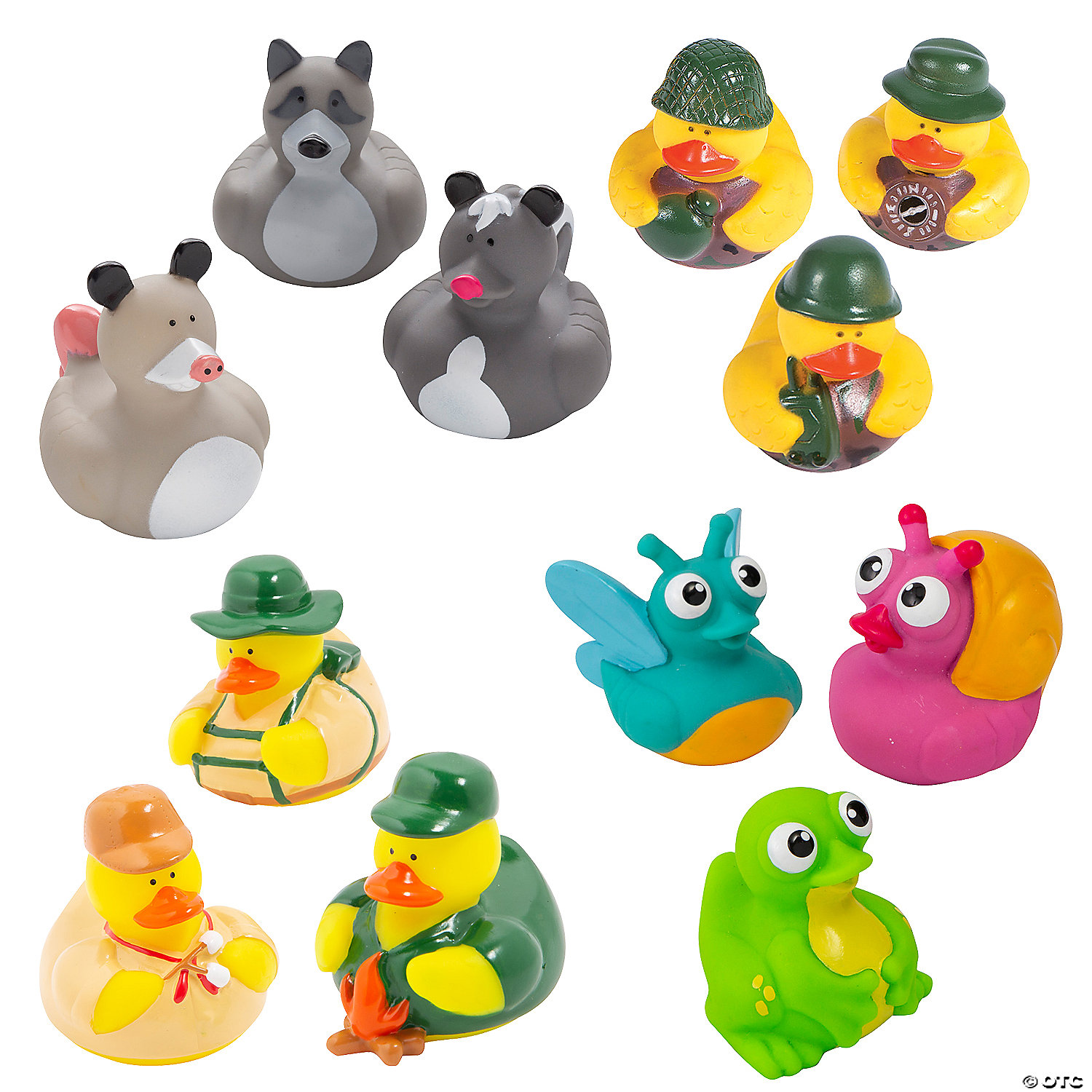 Bulk Great Outdoors Characters Rubber Duck Assortment | Fun Express
