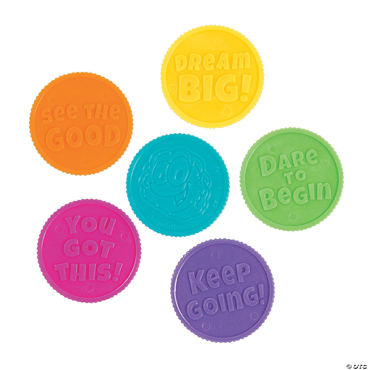 Bulk Growth Mindset Motivational Coins | Fun Express