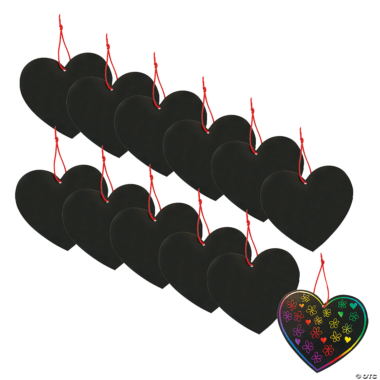 Bulk Magic Color Scratch Hearts | Fun Express