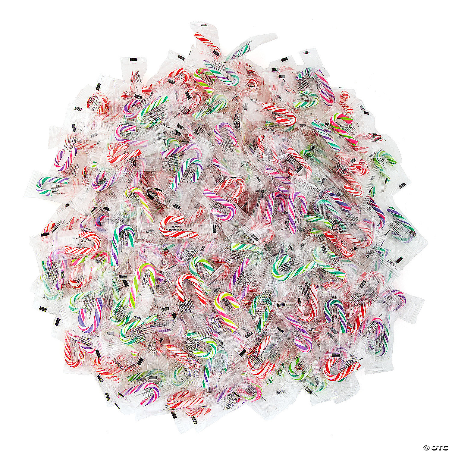 Bulk Mini Candy Cane Assortment - 600 Pc.
