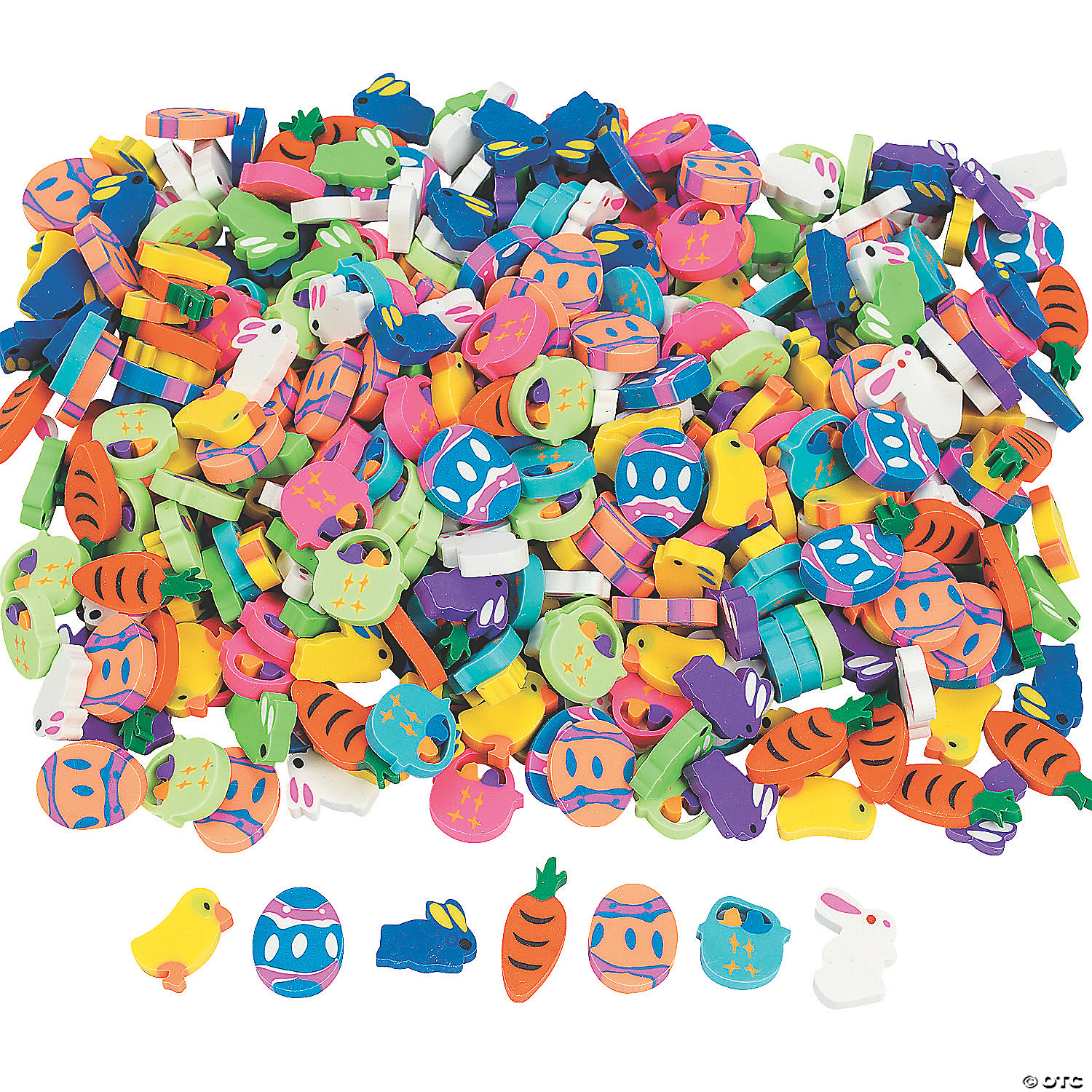 Bulk Mini Easter Eraser Assortment