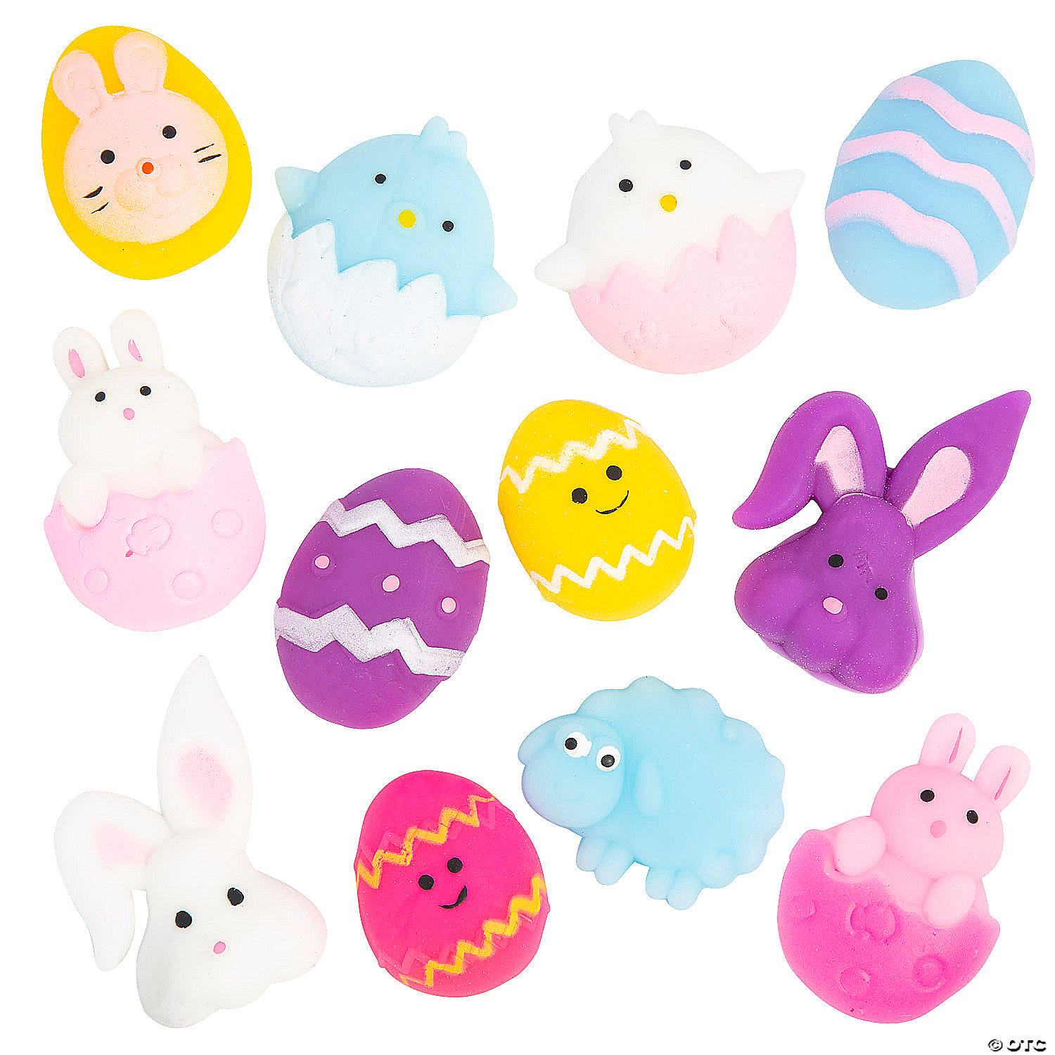Bulk Mini Easter Mochi Squishies | Fun Express