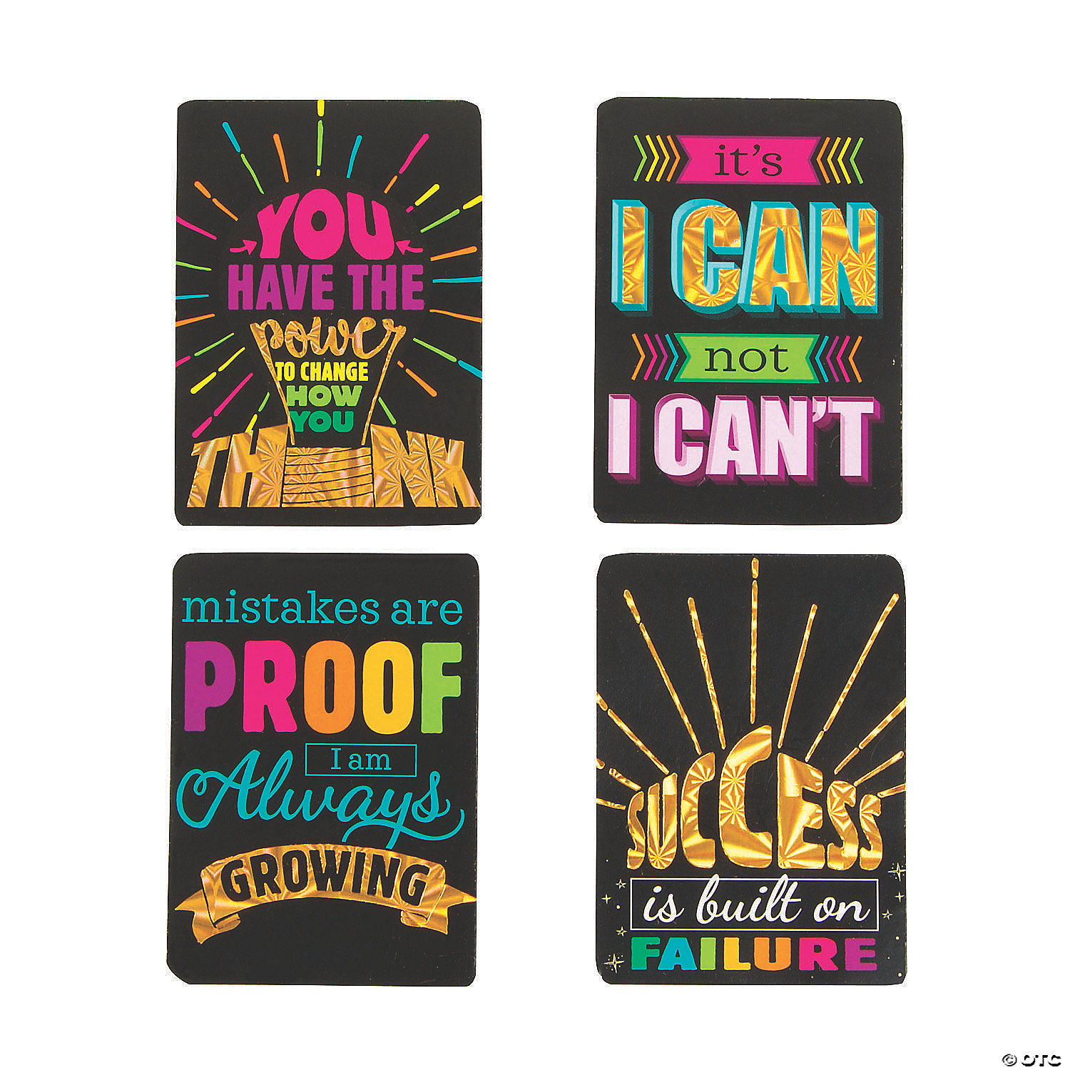 Bulk Mini Encouragement Cards - Growth Mindset