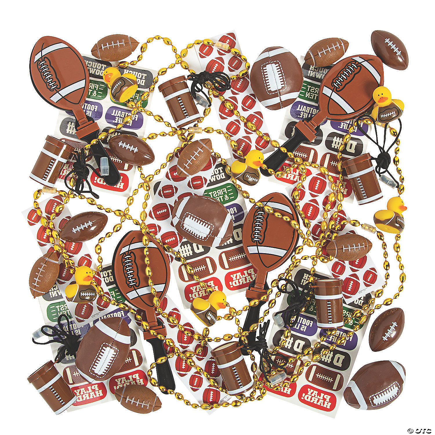 Bulk Mini Football Handout Assortment