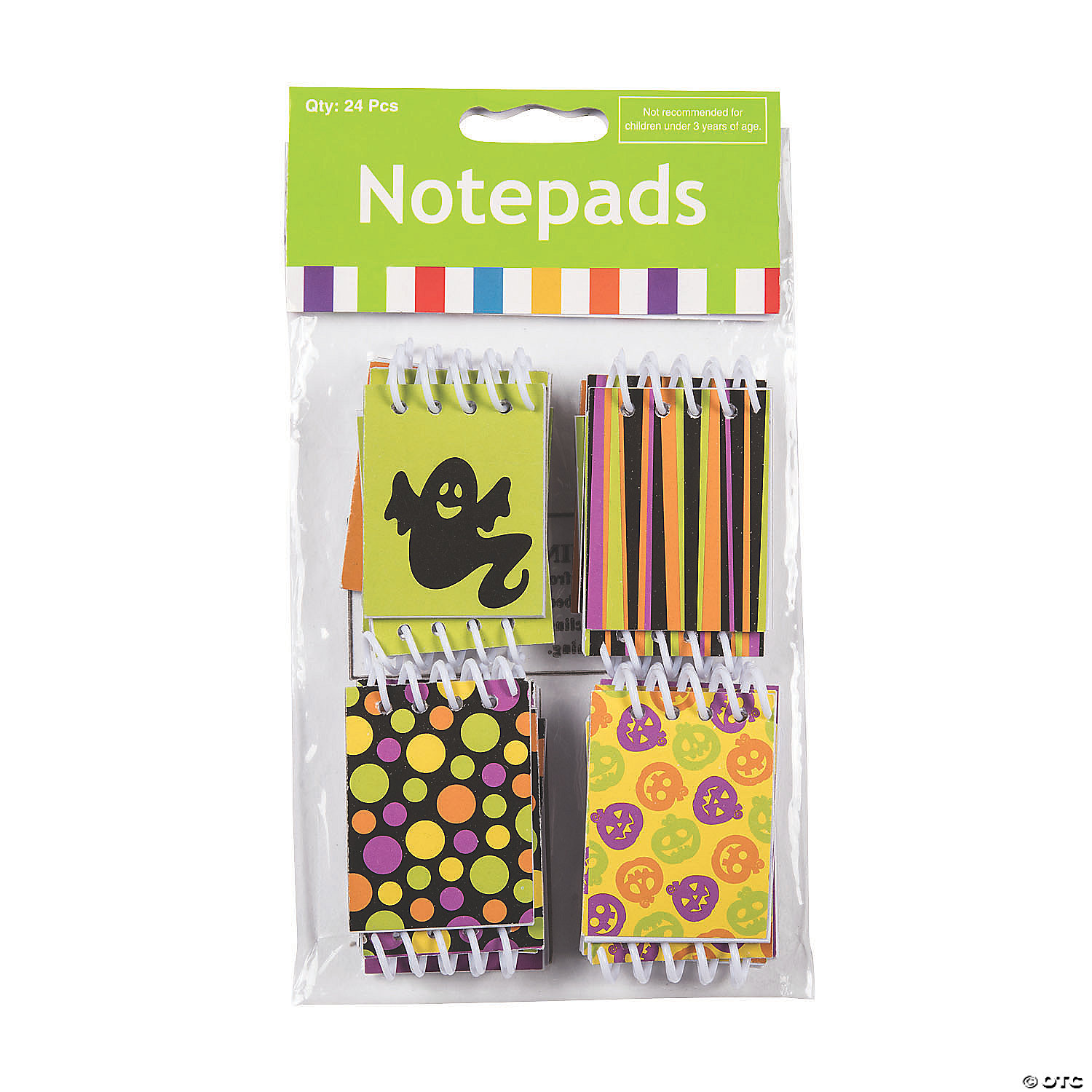 Bulk Mini Iconic Halloween Spiral Notepads