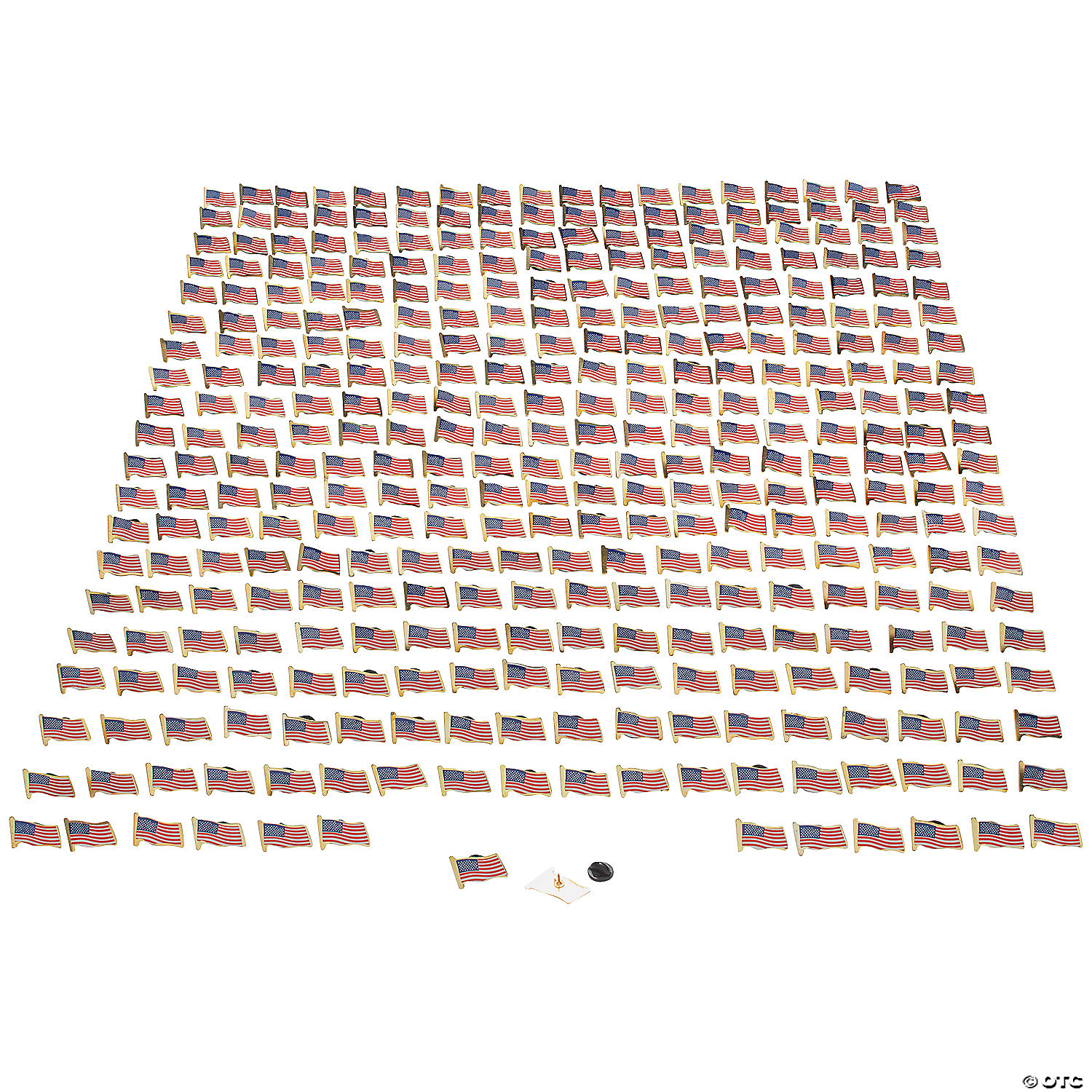 Bulk USA Flag Pins | Fun Express