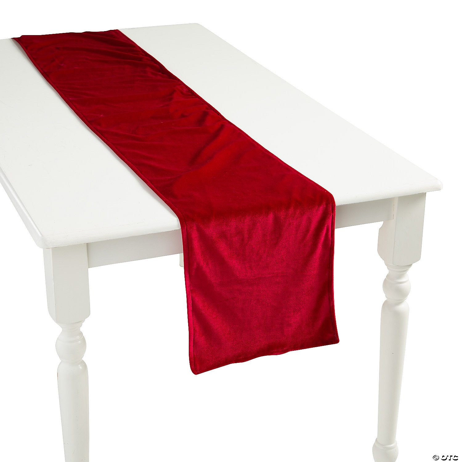Burgundy Velvet Table Runner