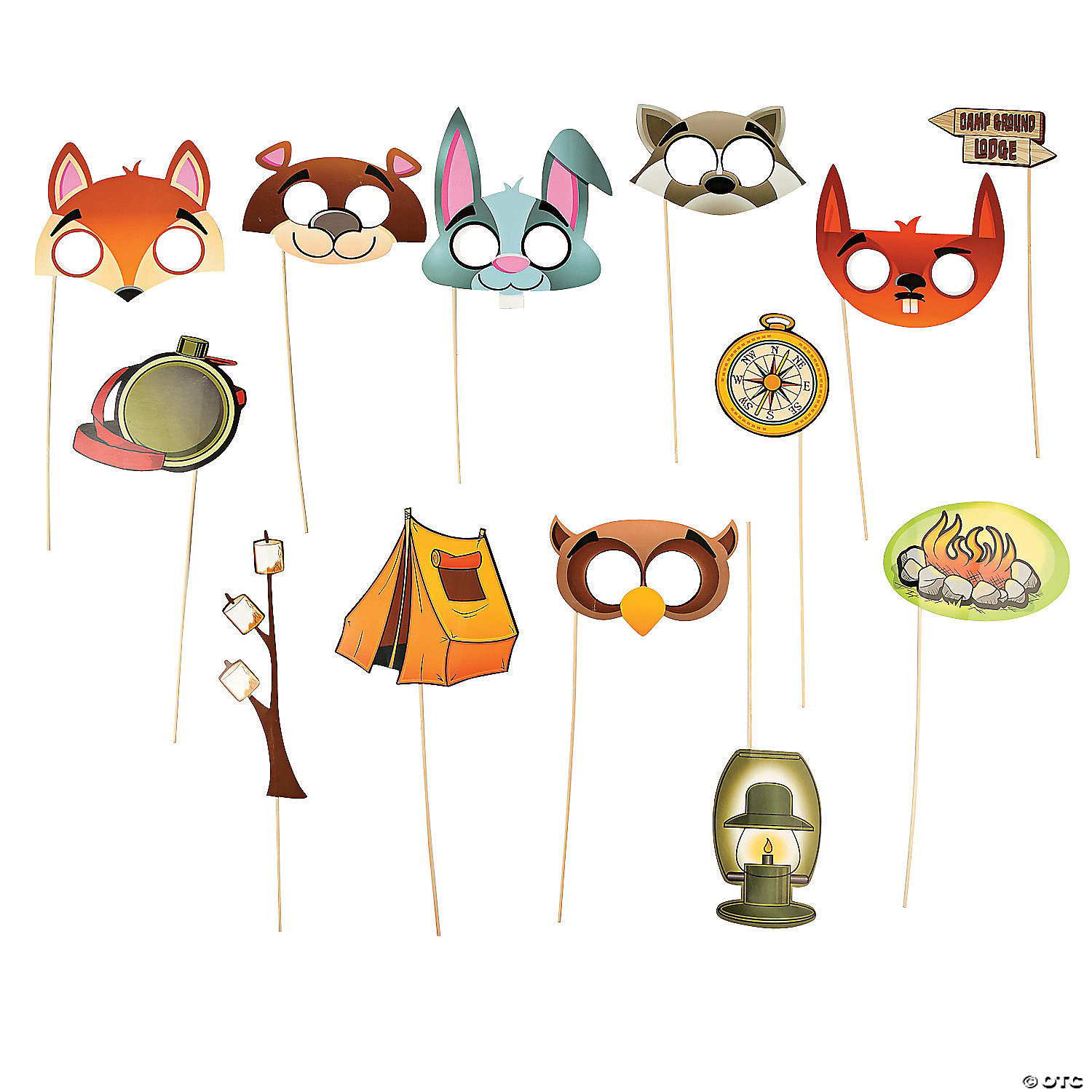 Camping Photo Stick Props - 13 Pc. | Oriental Trading