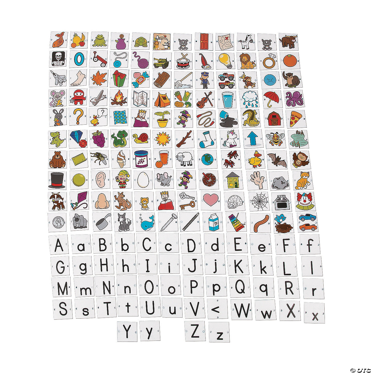 Cardboard Alphabet Linking Game