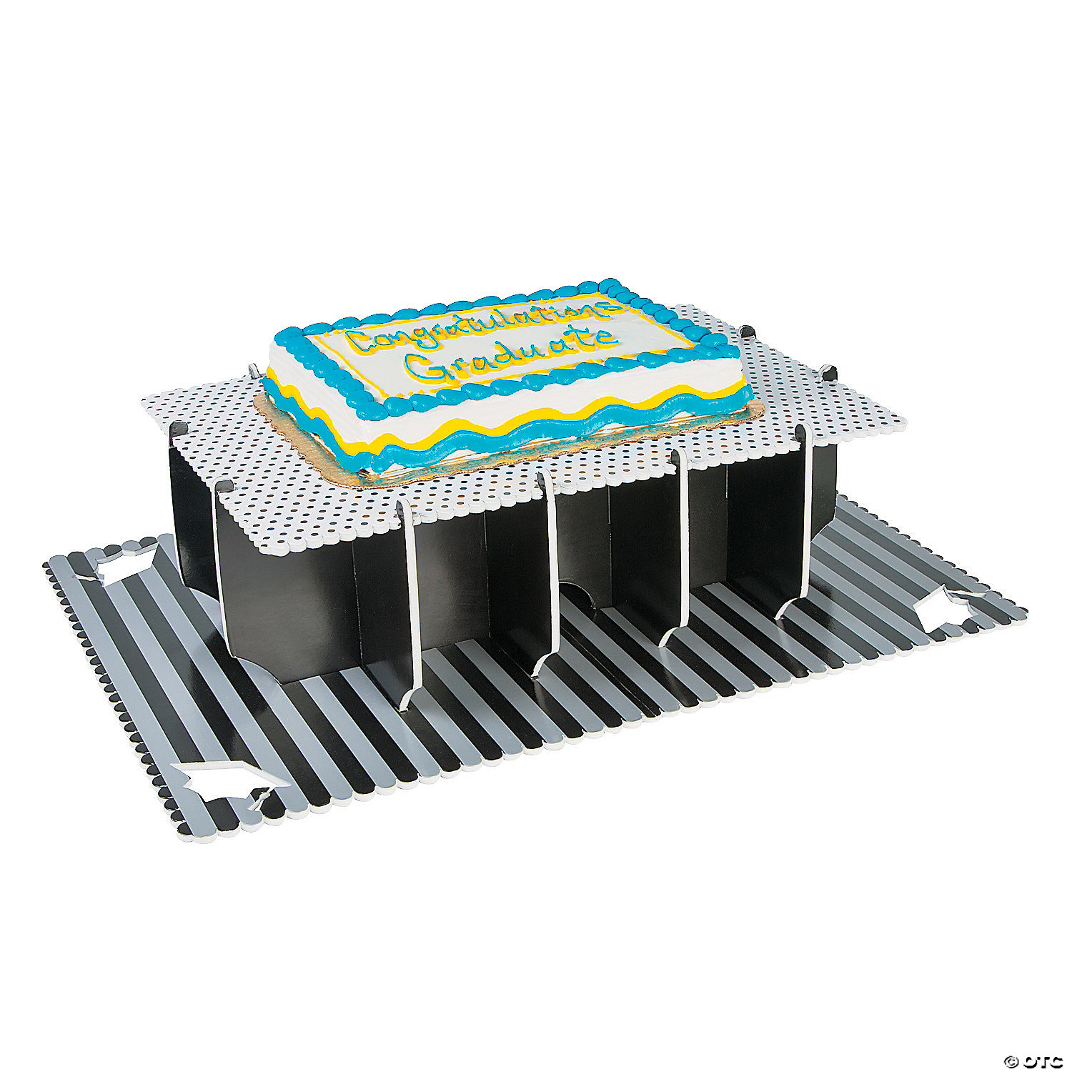 Cardboard Graduation Sheet Cake Stand