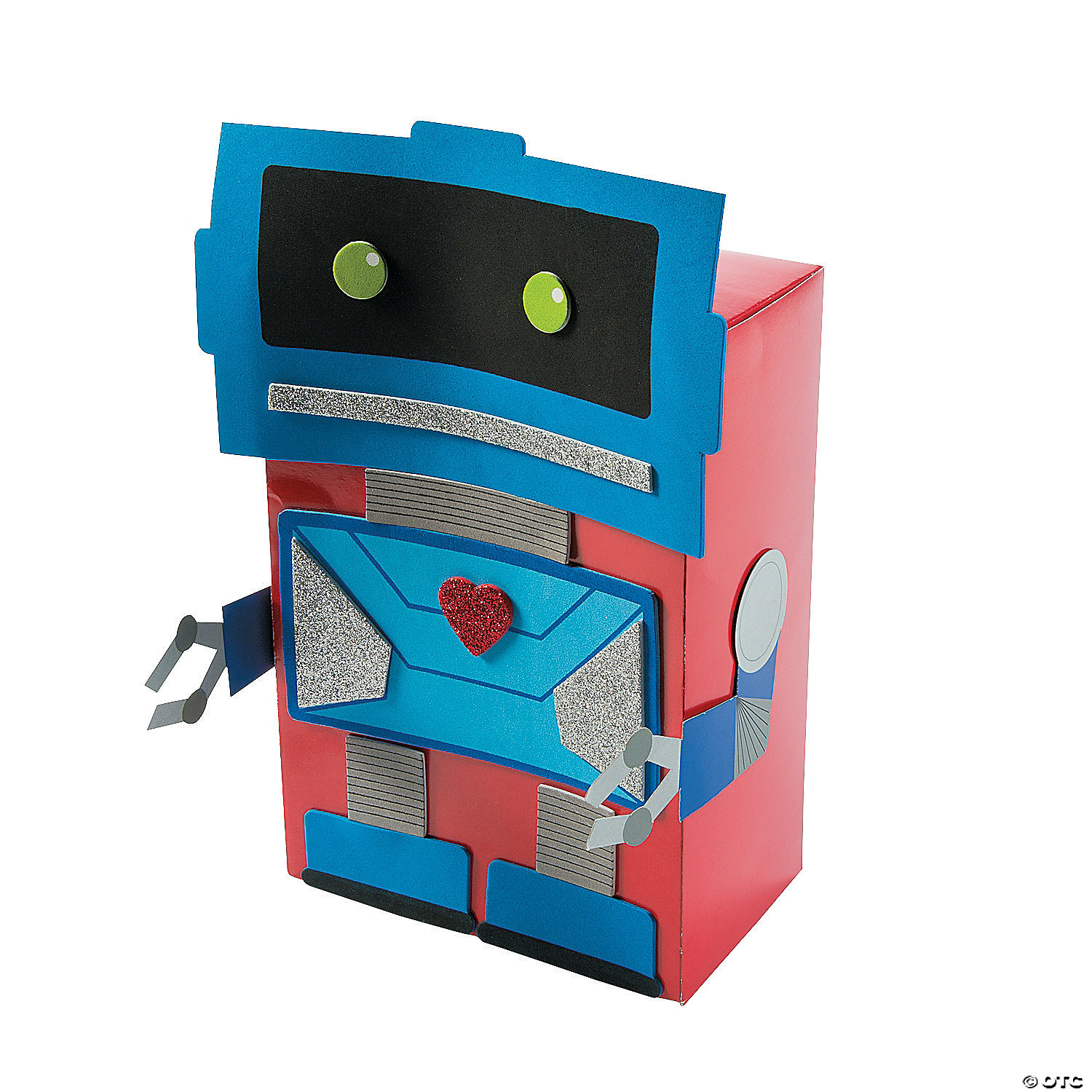 Cardboard Robot Valentine Craft Kit | Fun Express