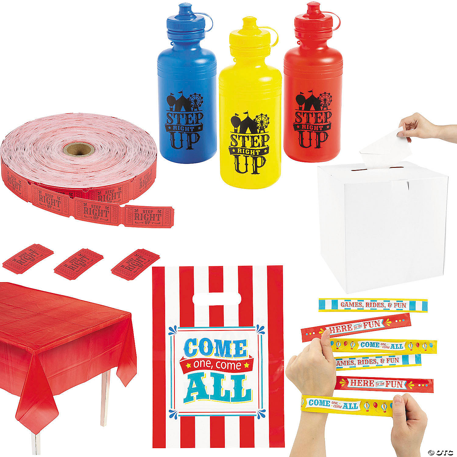 Carnival Handout Table Kit - 152 Pc.