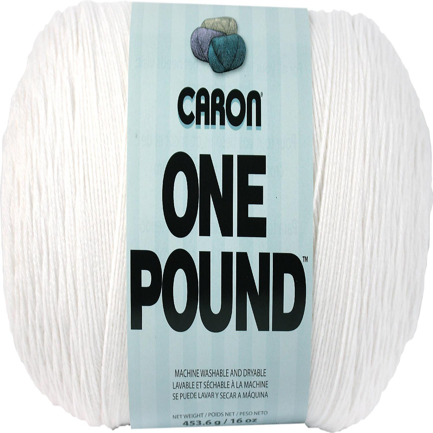 Caron One Pound Yarn-White
