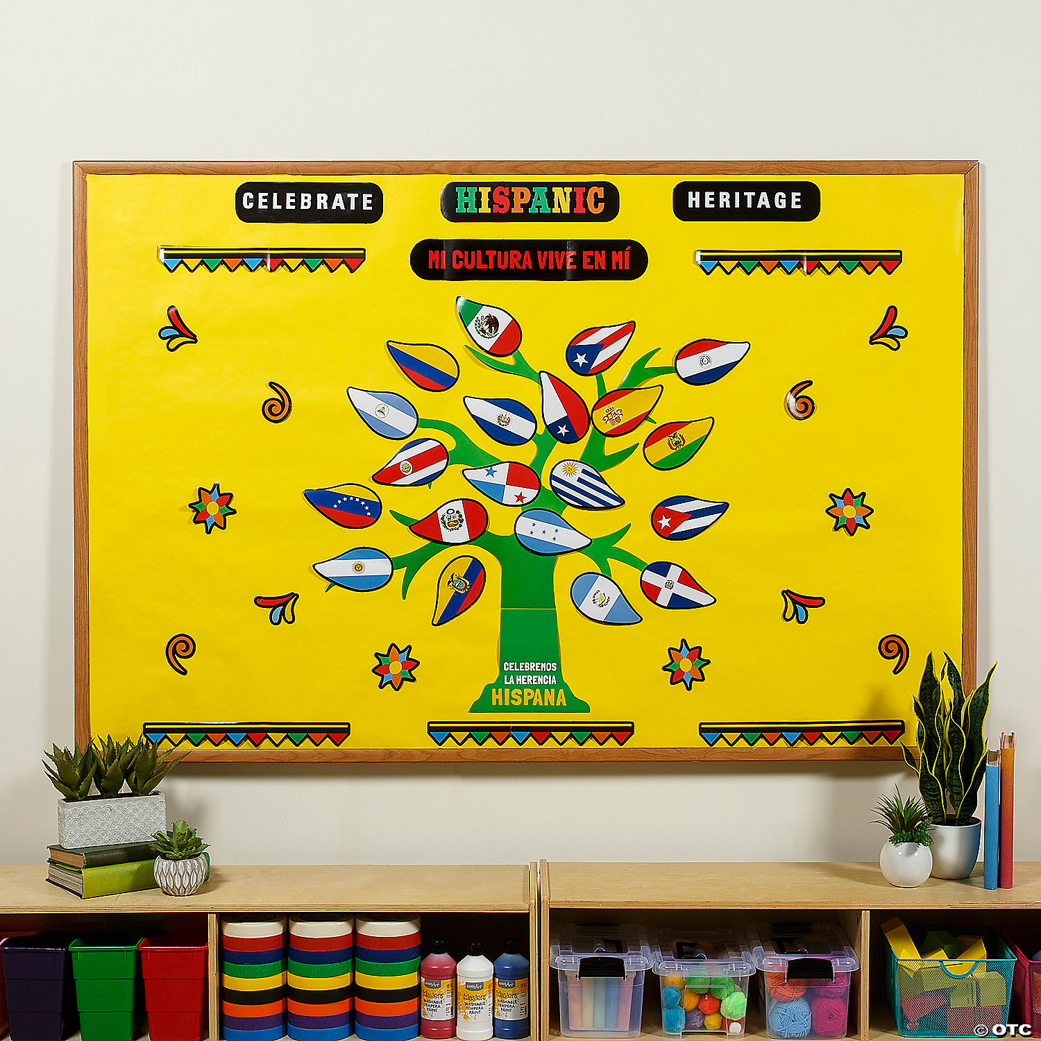 Celebrate Hispanic Heritage Classroom Wall Statement Piece