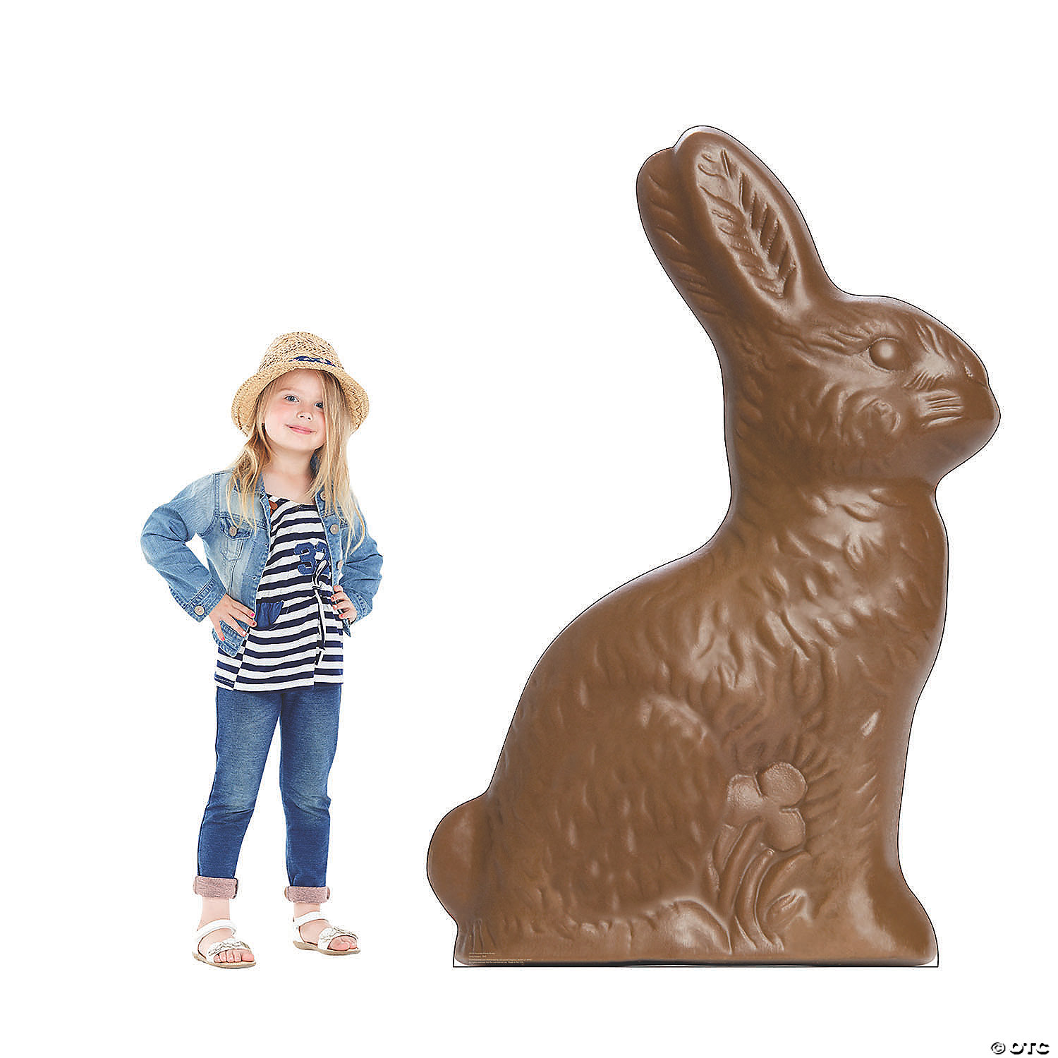 Chocolate Easter Bunny Stand-Up | Oriental Trading