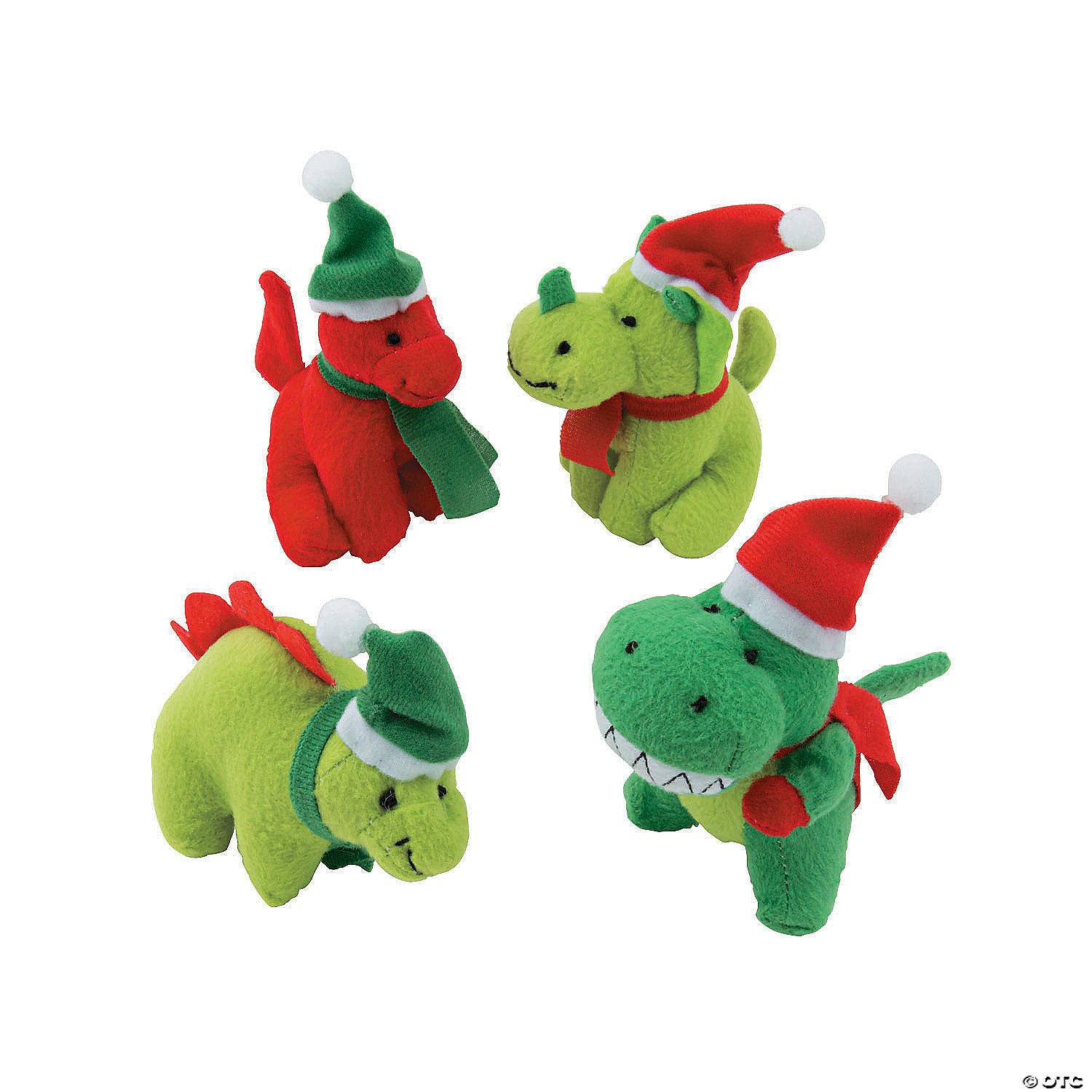 Christmas Stuffed Dinosaurs PDQ | Fun Express