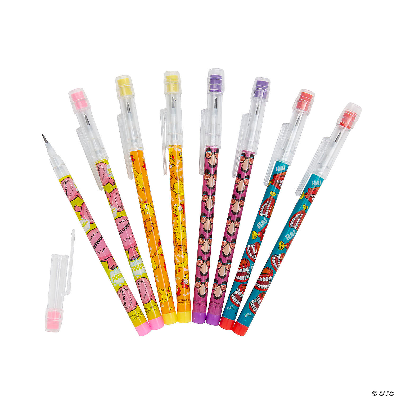 Classic Gags Stacking Point Pencils - 24 Pc. | Oriental Trading