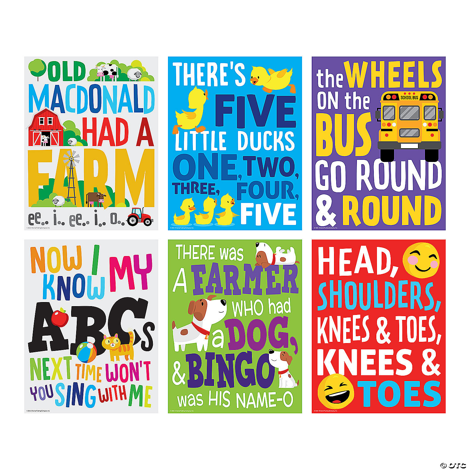Classic School Song Posters | Fun Express