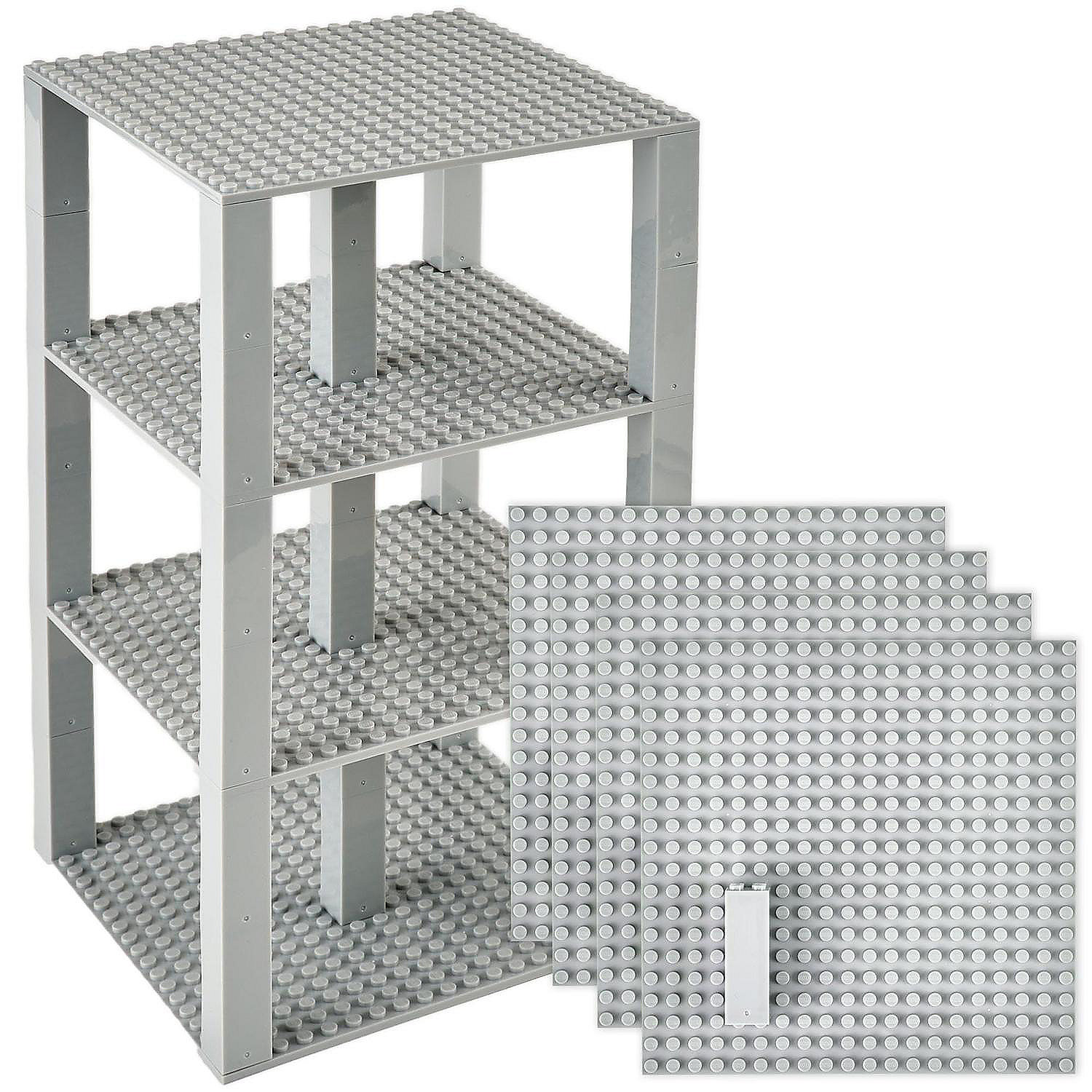 Classic Stackable Baseplates, Building Bricks For Towers, Shelves ...