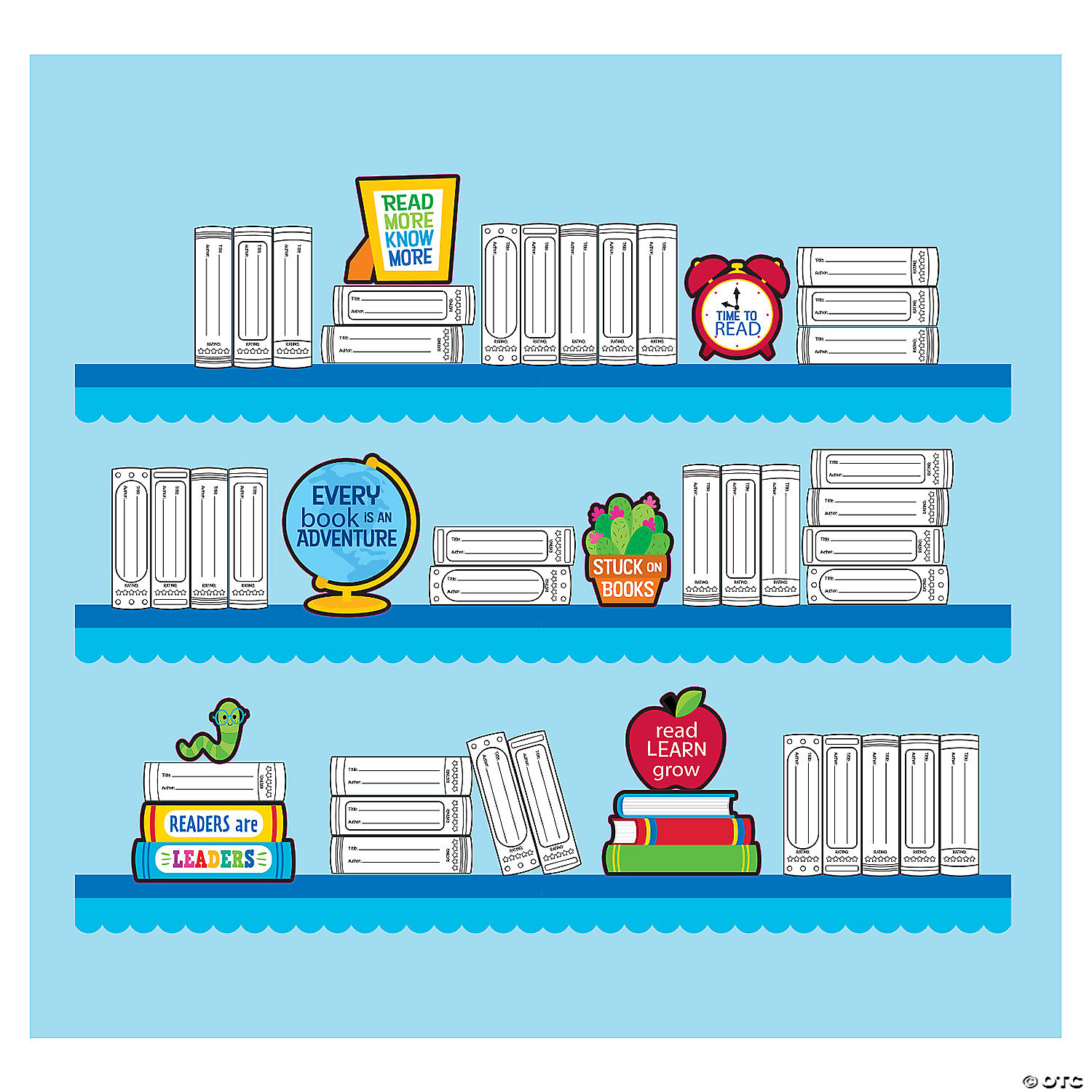 Classroom Book Tracker Bulletin Board Set