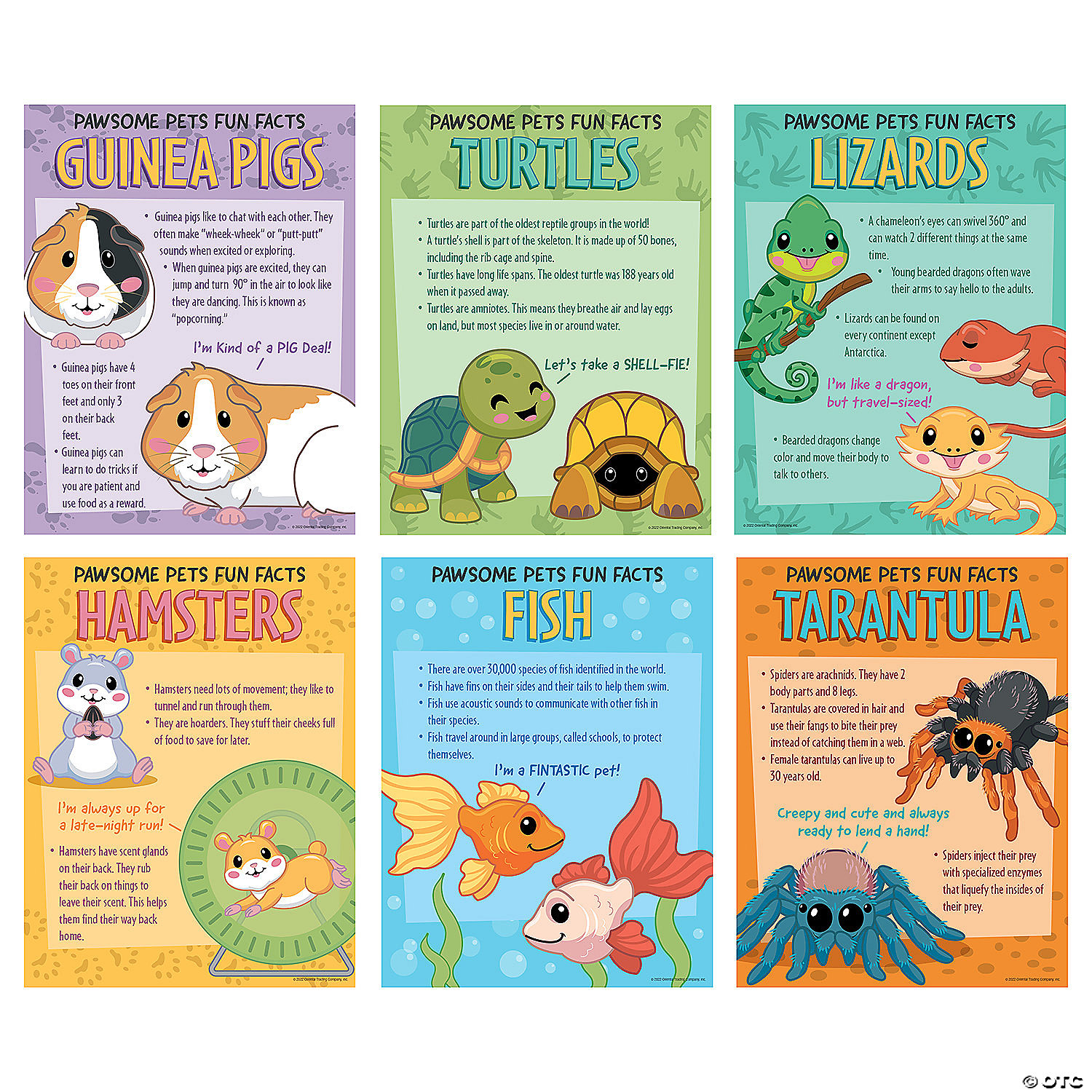 Classroom Pets Posters - 6 Pc. | Oriental Trading