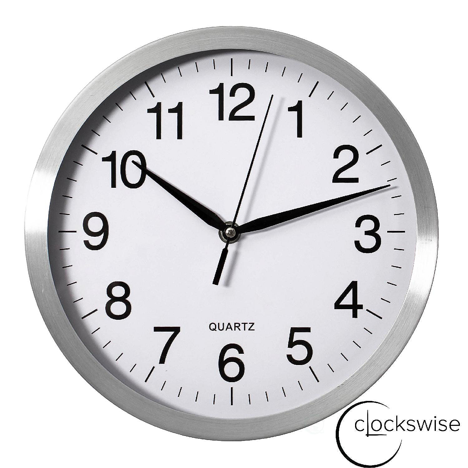 Clockswise 10-in Round Quartz Wall Clock