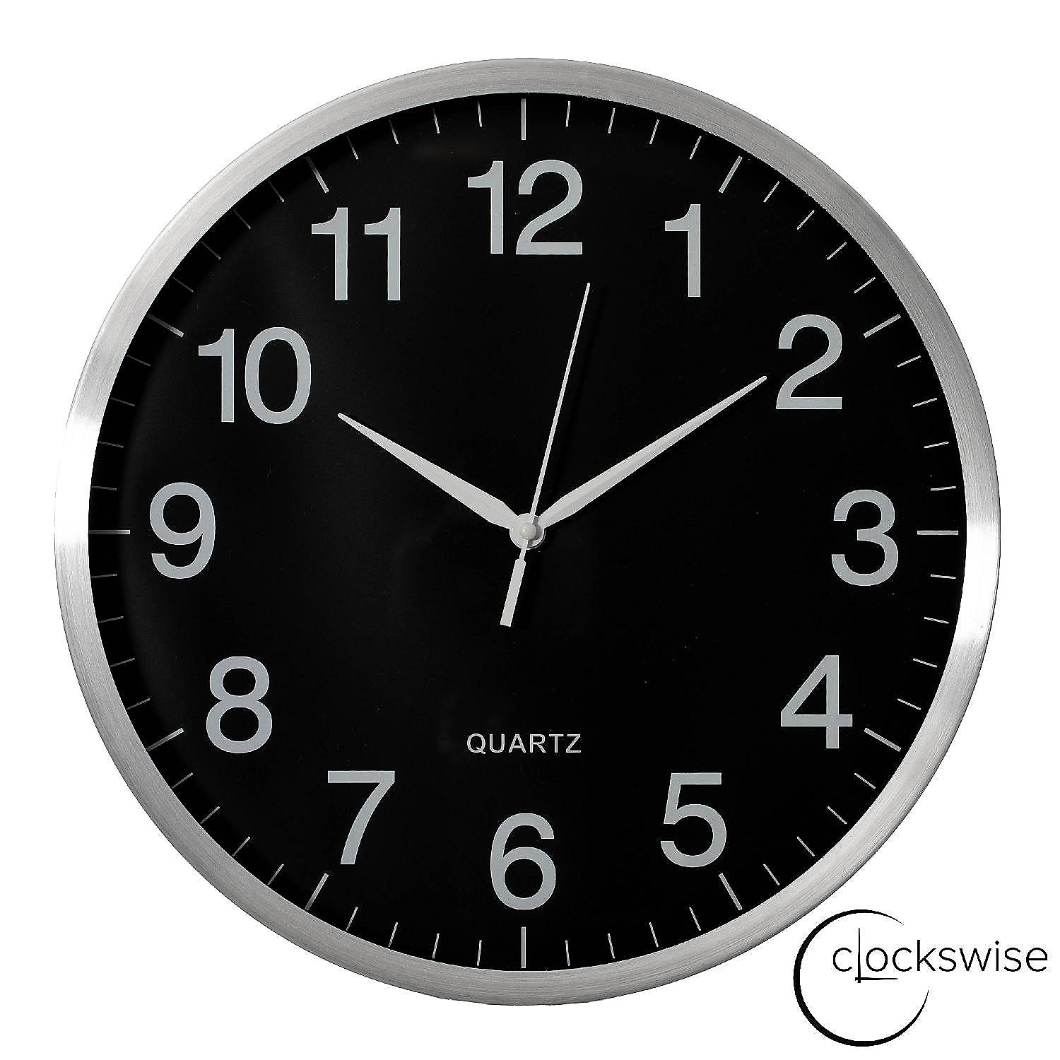 Clockswise 16-in Round Quartz Wall Clock | Oriental Trading
