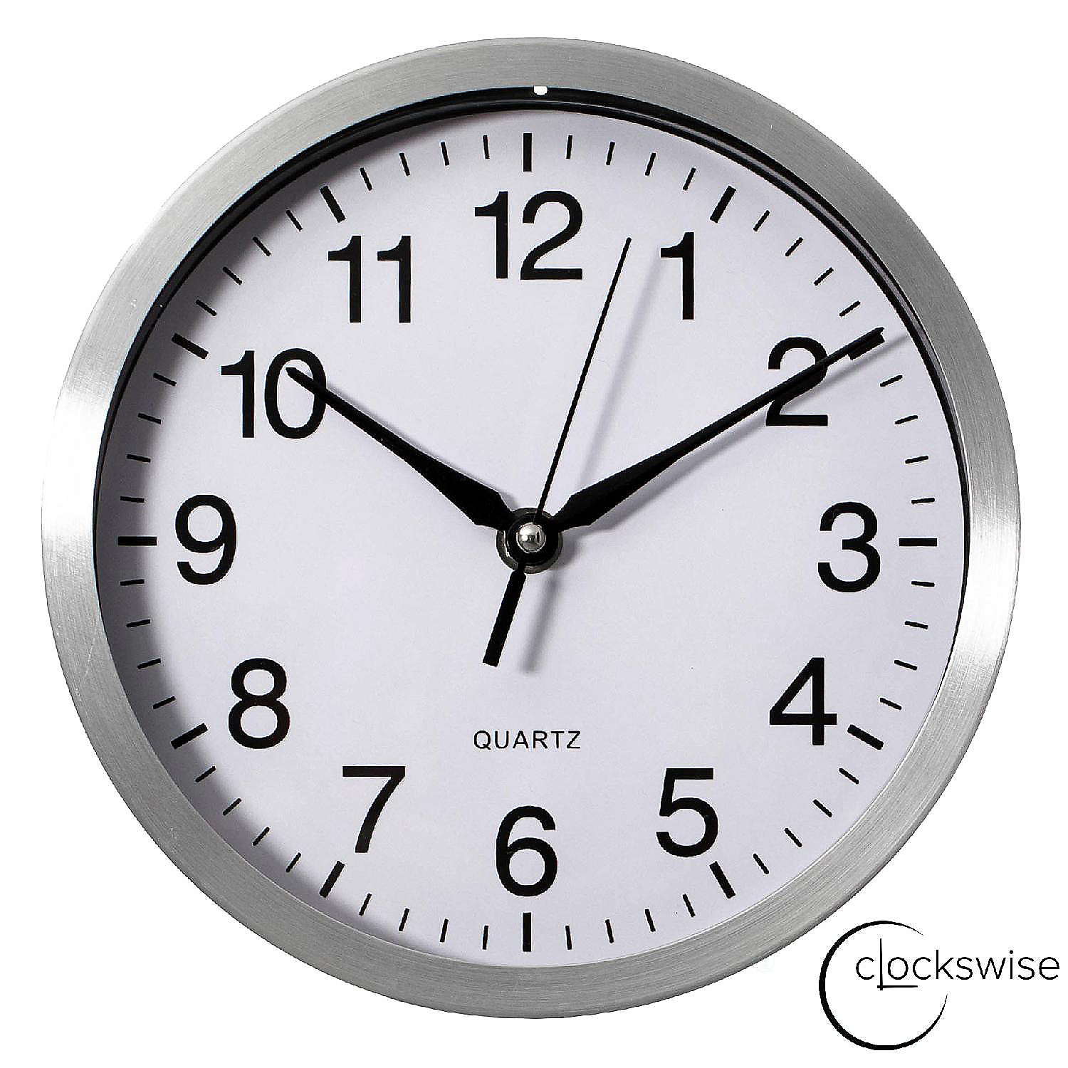 Clockswise 8-in Round Quartz Wall Clock | Oriental Trading
