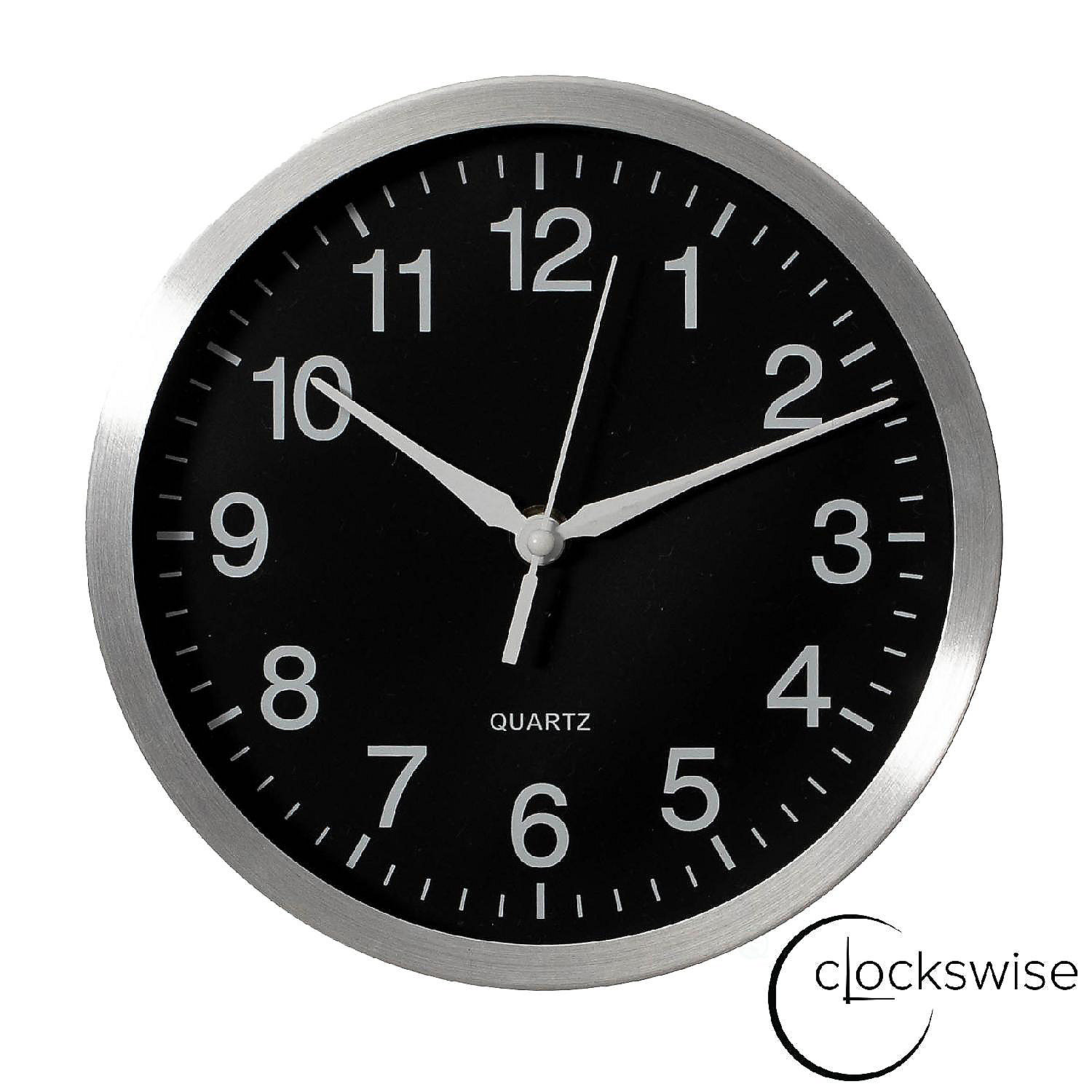 Clockswise 8-in Round Quartz Wall Clock | Oriental Trading