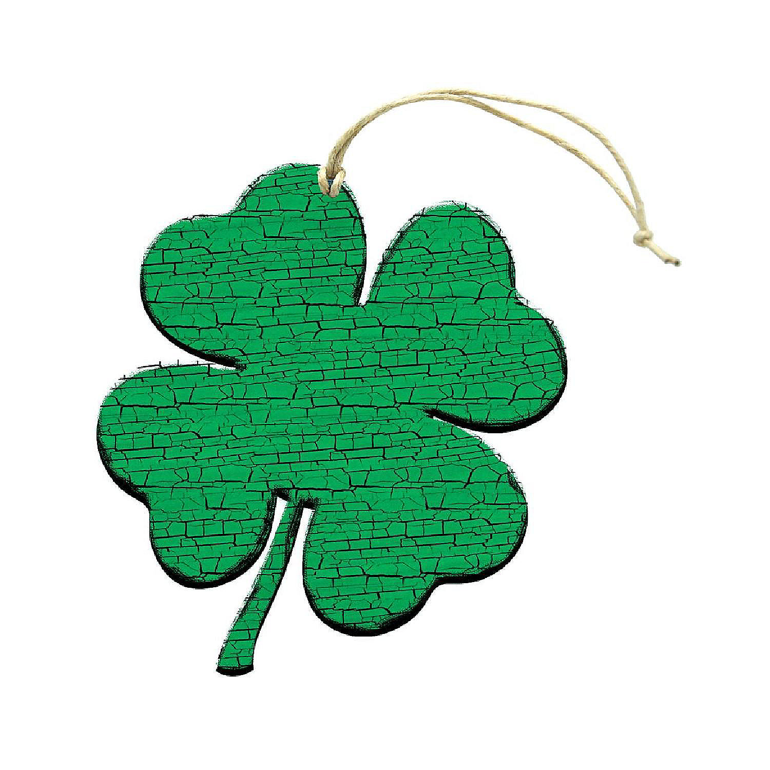 Clover Wooden Magnet | Oriental Trading