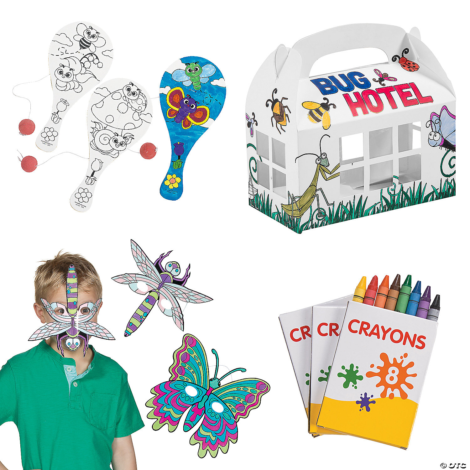 Color Your Own Bug Craft Kit | Fun Express