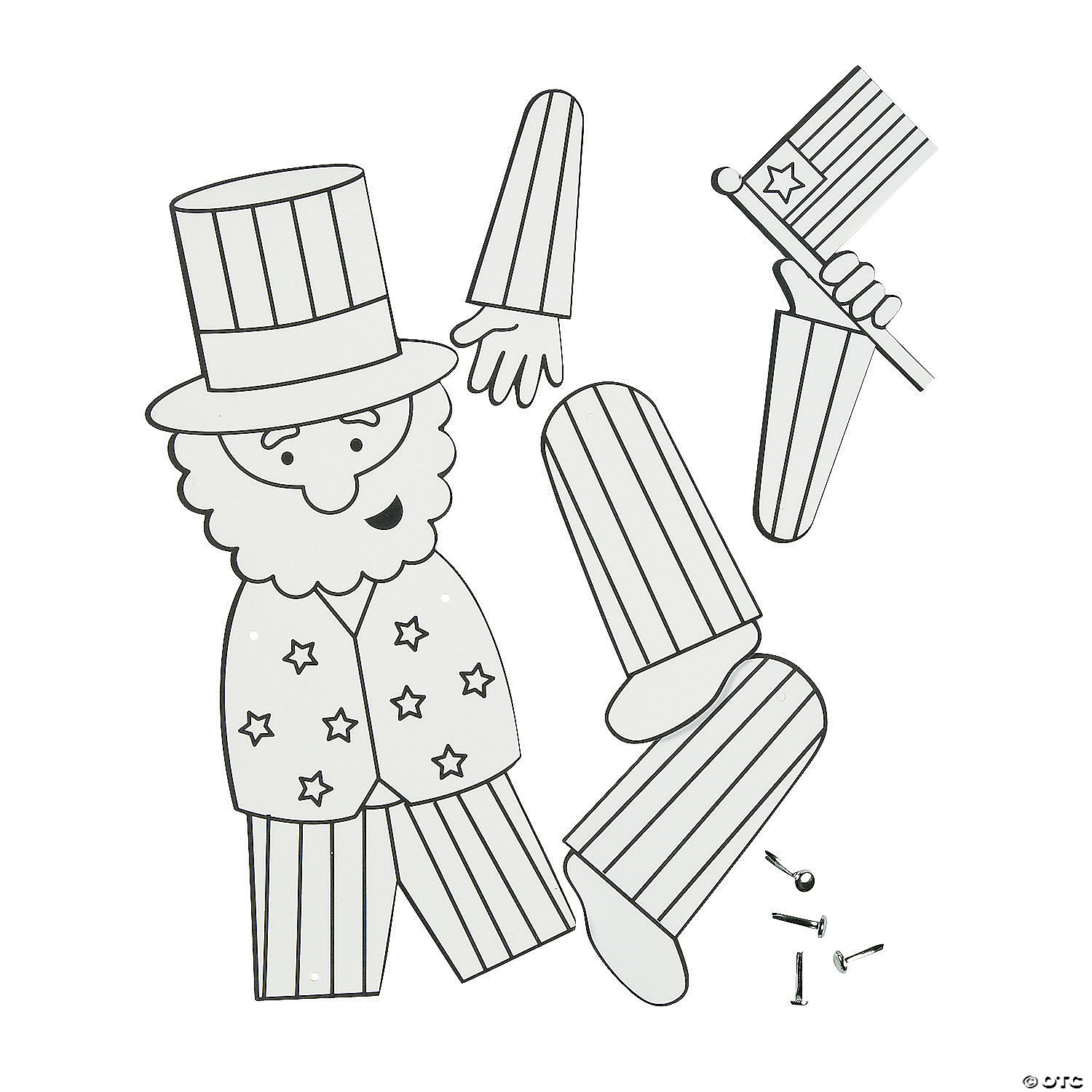 Uncle Sam Coloring Pages [2025]
