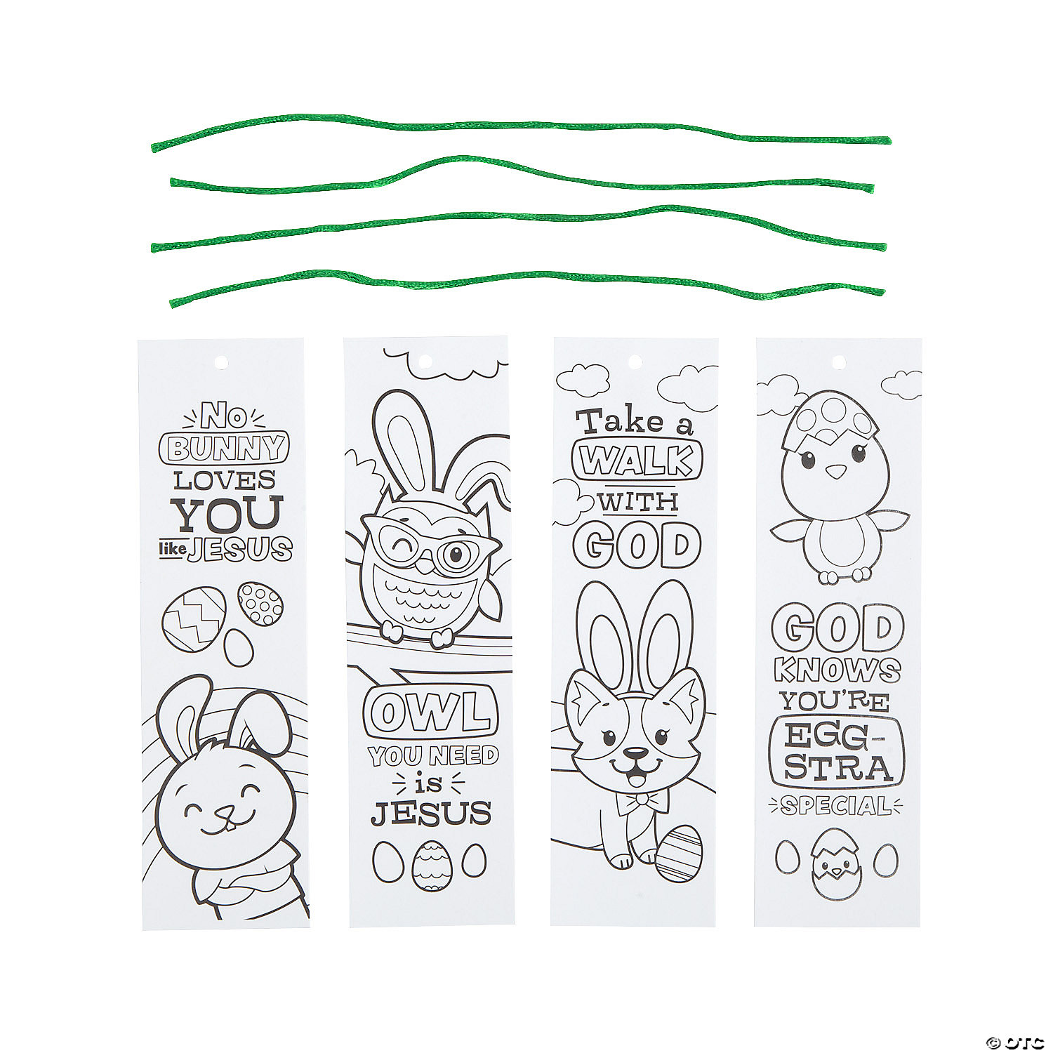 Color Your Own Religious Easter Bookmarks - 12 Pc. - Discontinued