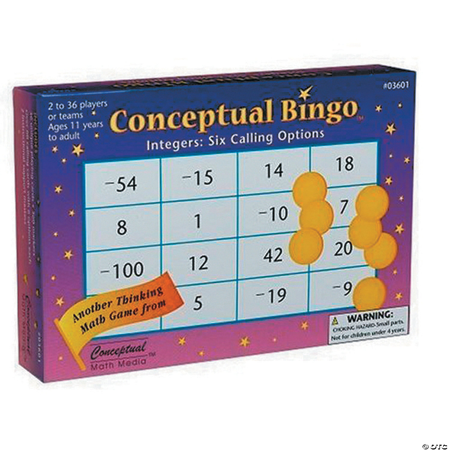 Conceptual Bingo: Integers - Discontinued