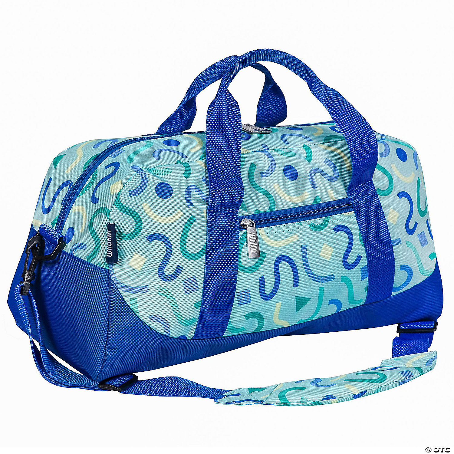 Confetti Blue Overnighter Duffel Bag | Oriental Trading