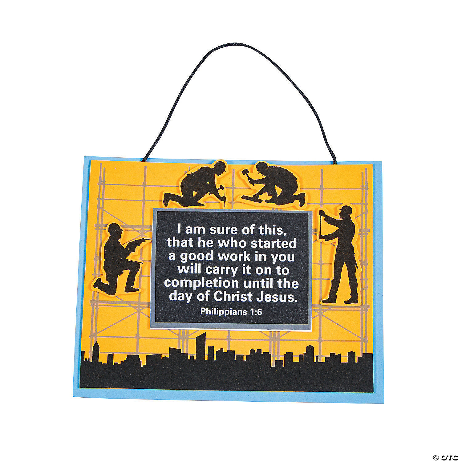 Construction VBS Verse Sign Craft Kit - Makes 12 - Discontinued