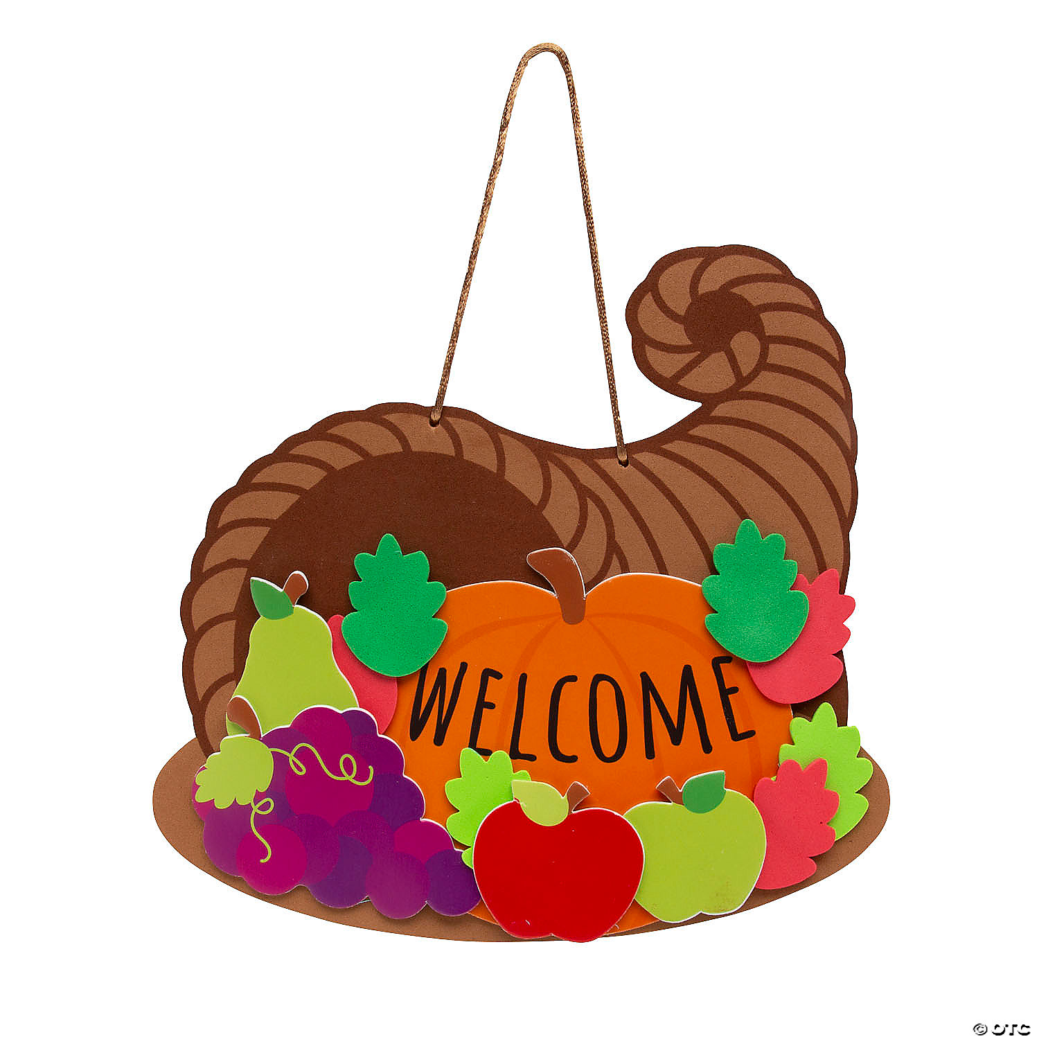 Cornucopia Thanksgiving Welcome Sign Craft Kit