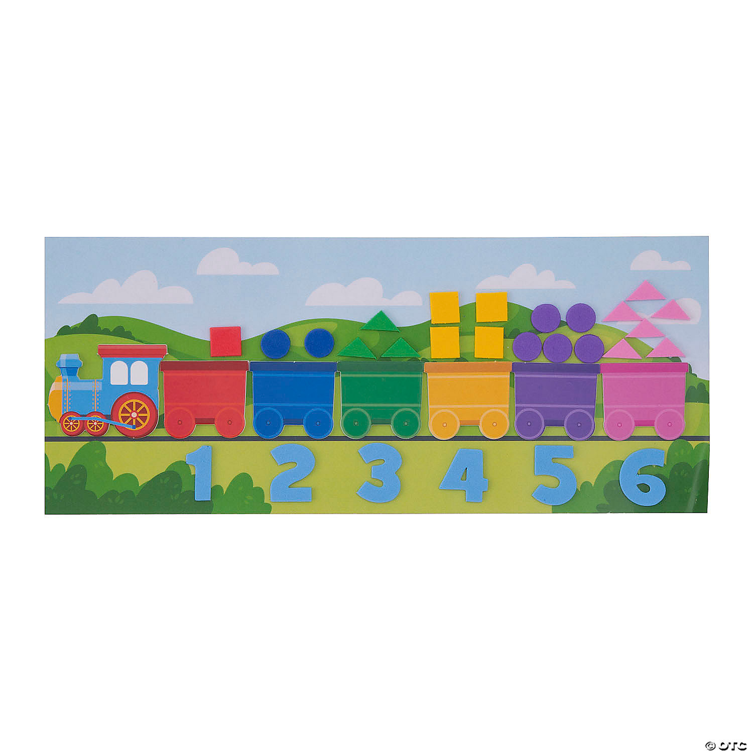 Counting & Sorting Train Educational Craft Kit | Fun Express