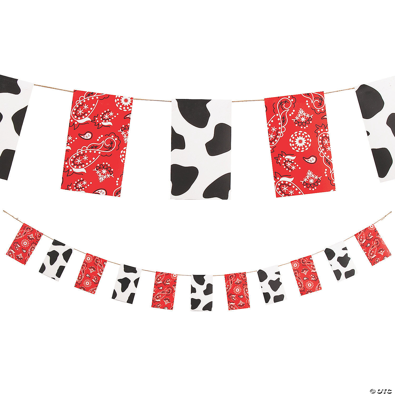 Cow Print Pennant Banner | Oriental Trading