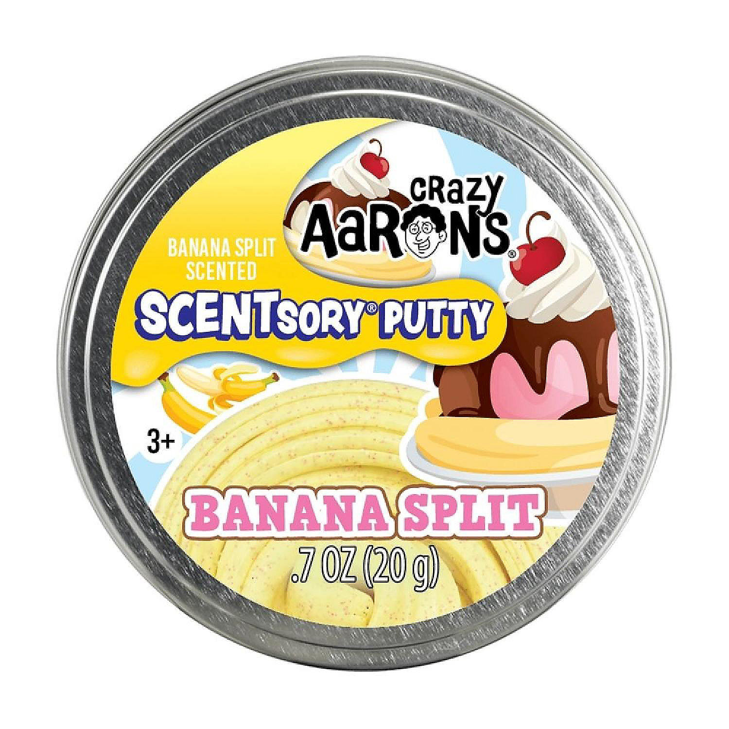 Crazy Aaron's Banana Split Scented Putty | Oriental Trading